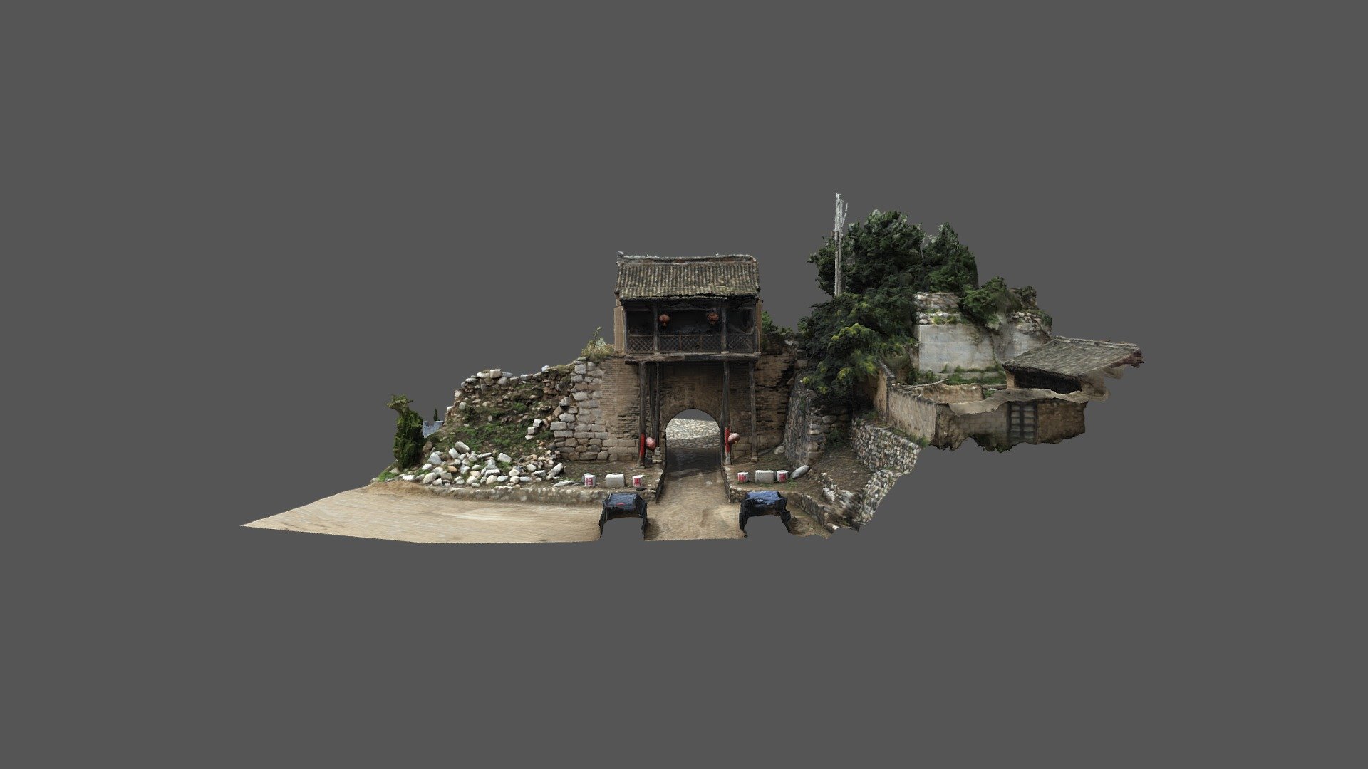Shanxi Site 51 - Laoye Temple, Fanshi County - 3D model by UCL ...