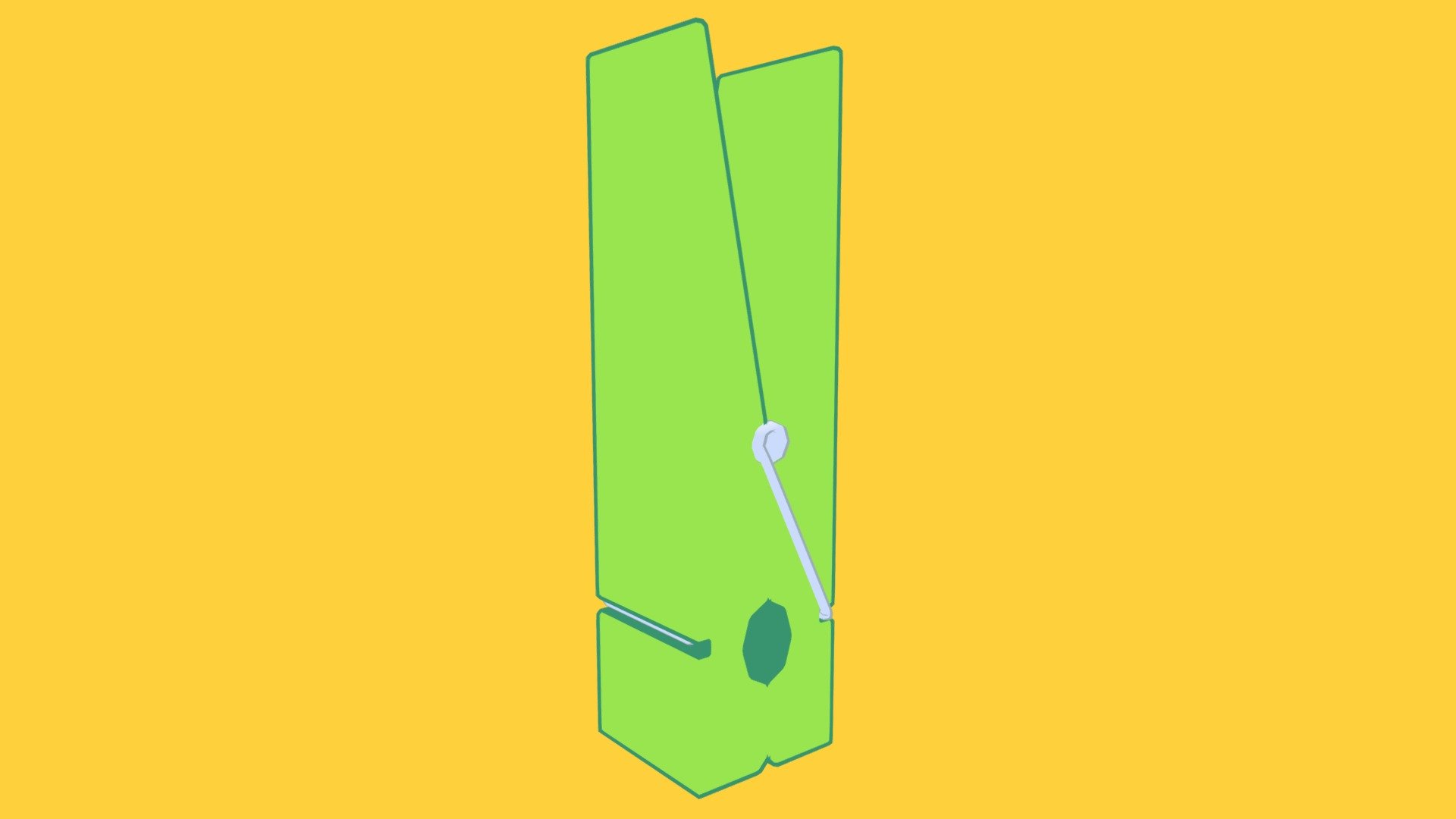 Clothes Pin - 3D model by reverie333 [d17ab3d] - Sketchfab