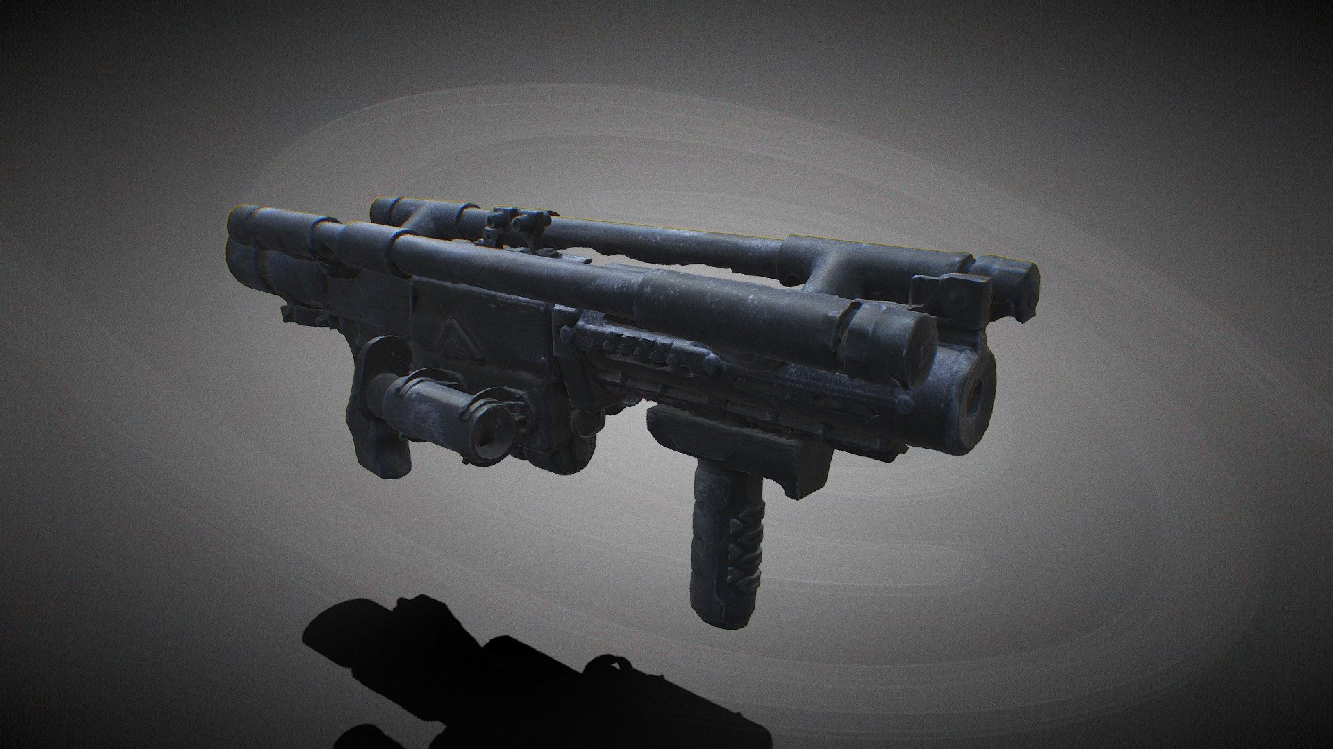 Ripple Effect three barrel gun - 3D model by REALTRA [d17b140] - Sketchfab
