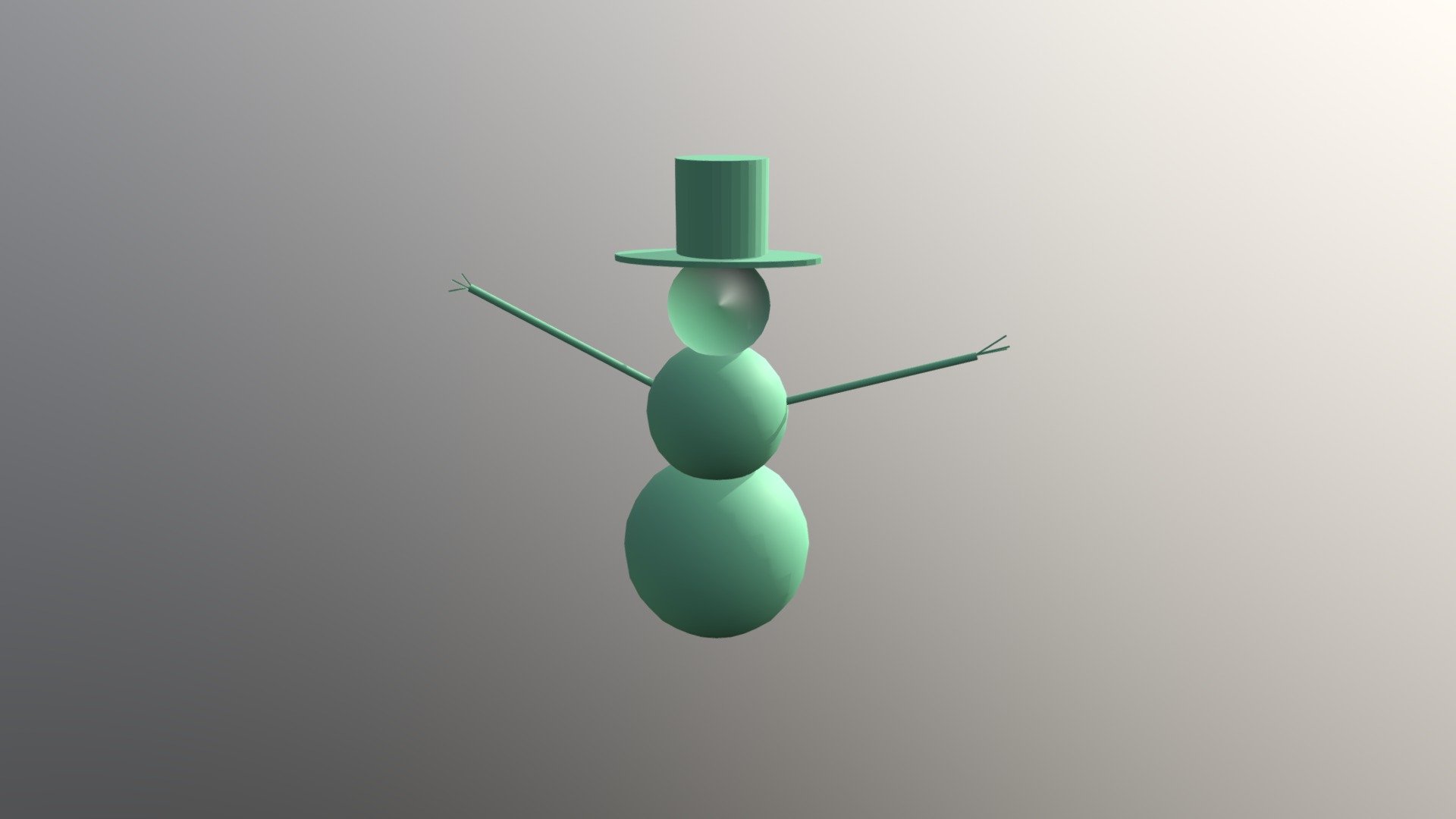 Snowman - 3D model by Yifan Bai (@20baiyifan) [d17b837] - Sketchfab