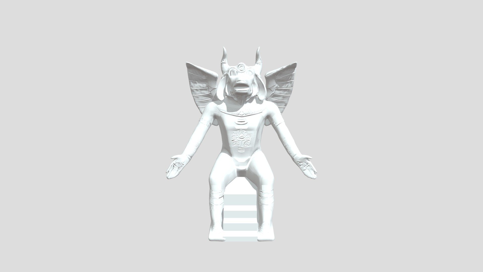 STATUA DI MOLOCH (1) - 3D model by carlock.demedio [d17d300] - Sketchfab