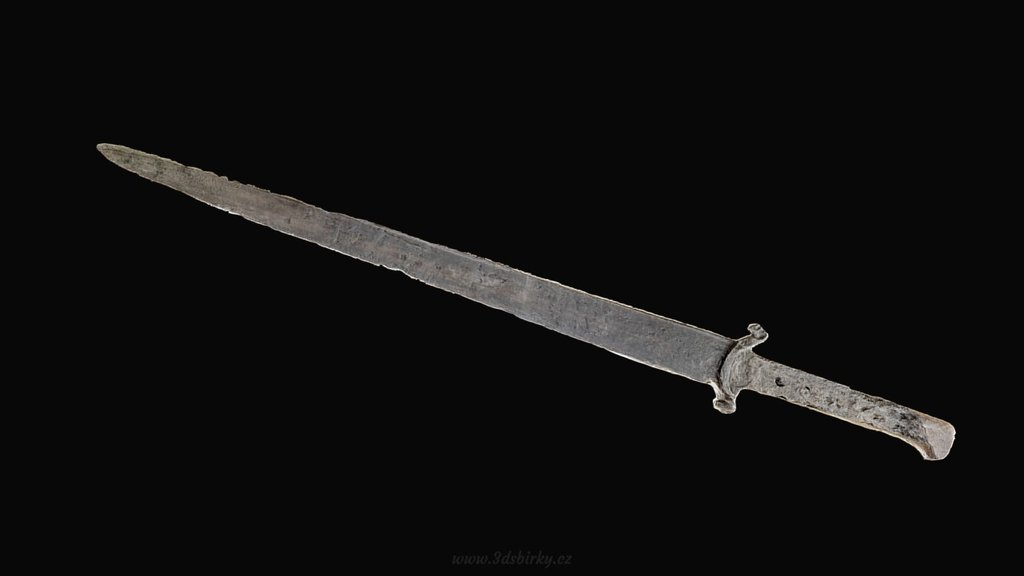 Hunting knife / Tesák - 3D model by 3djohny [d17d7fb] - Sketchfab