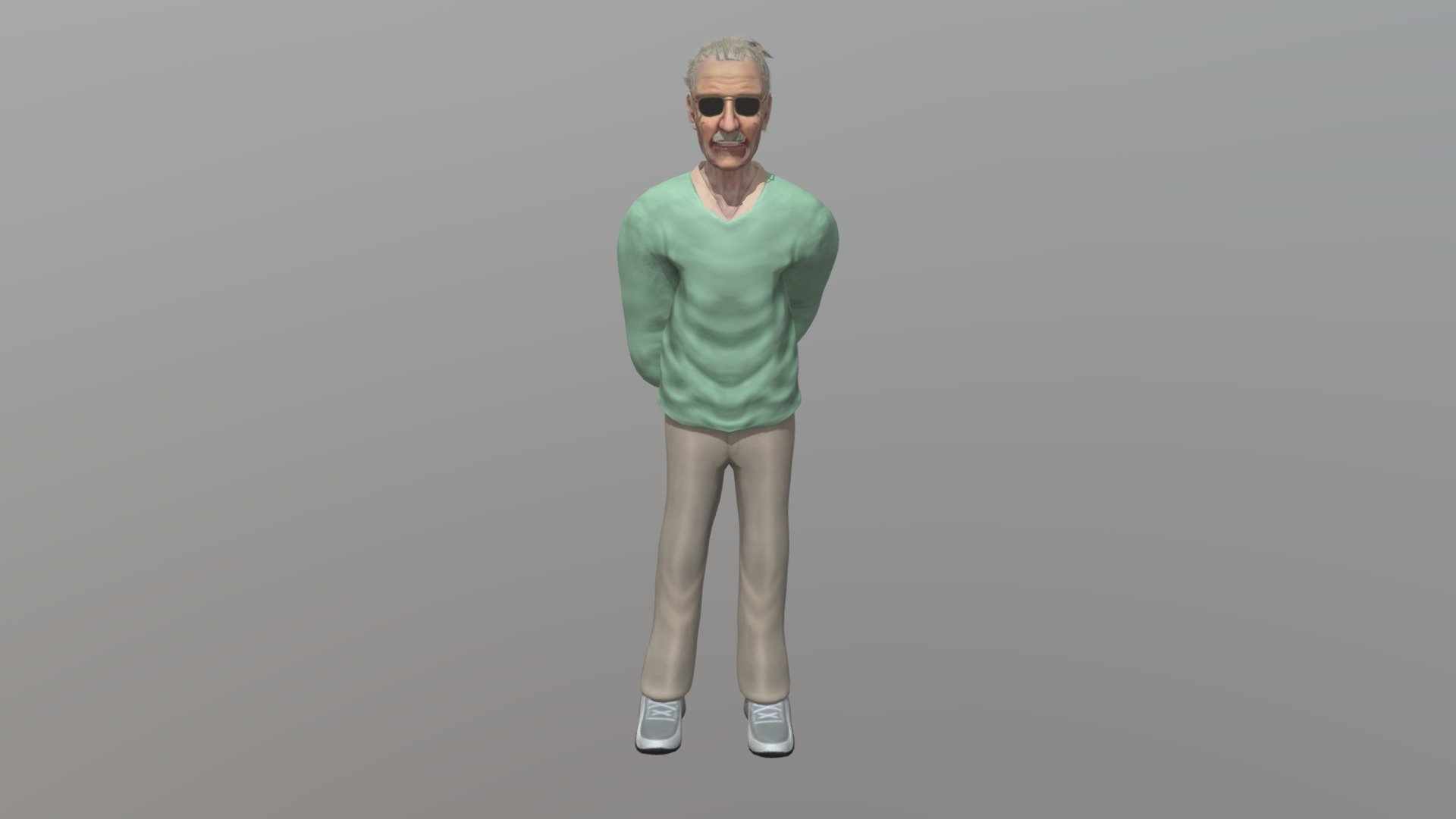 Stan Lee - Study - 3D model by erika.cope [d17e7c2] - Sketchfab
