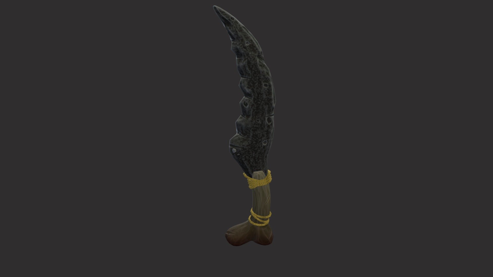Stylized Stone Dagger - 3D model by mattciavarella [d17f4b6] - Sketchfab