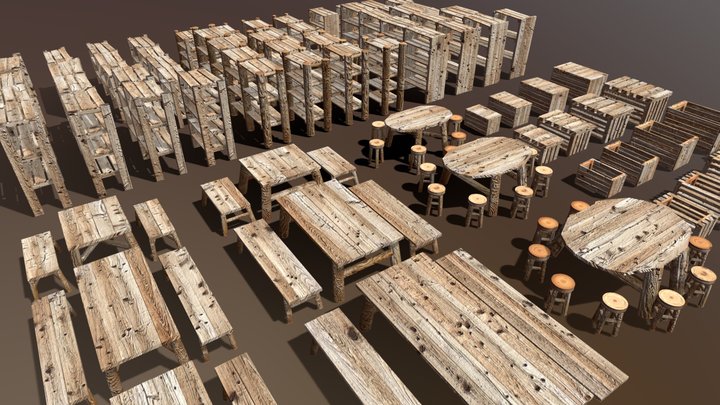 Boxes 3D models - Sketchfab