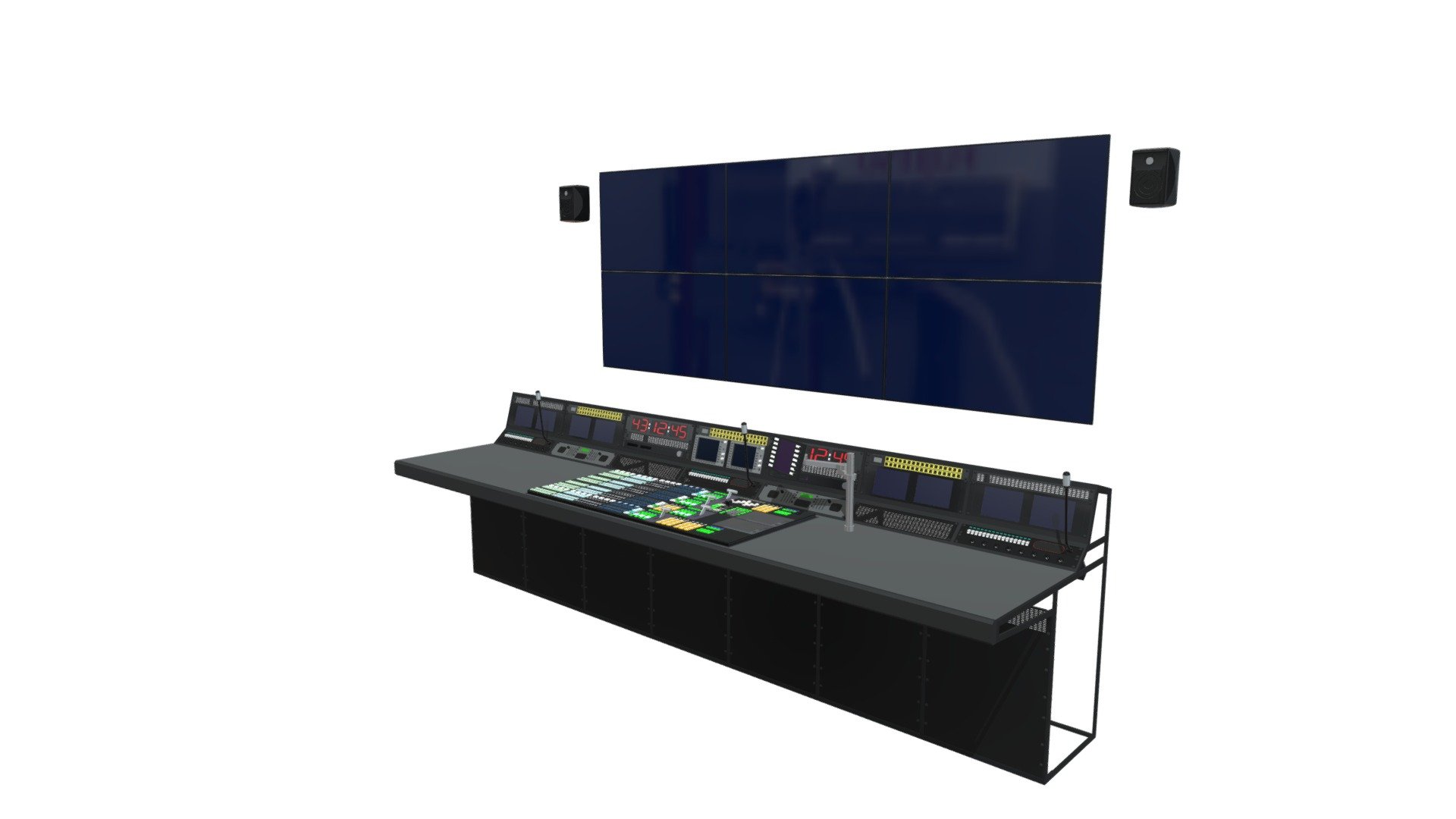 Control Desk - Buy Royalty Free 3D model by cavicom (@cavicomdb ...
