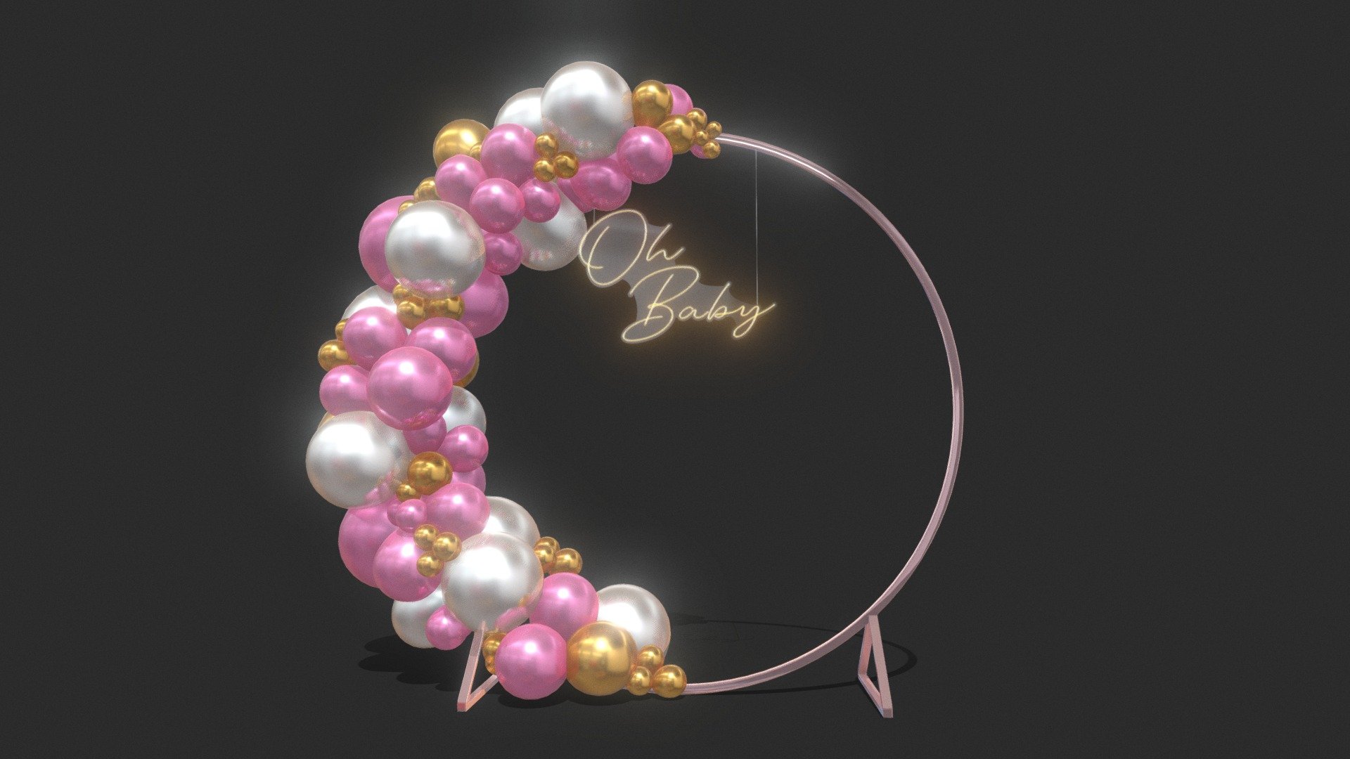 Balloon Arch 1 - 3D model by NEONPLEX [d184405] - Sketchfab