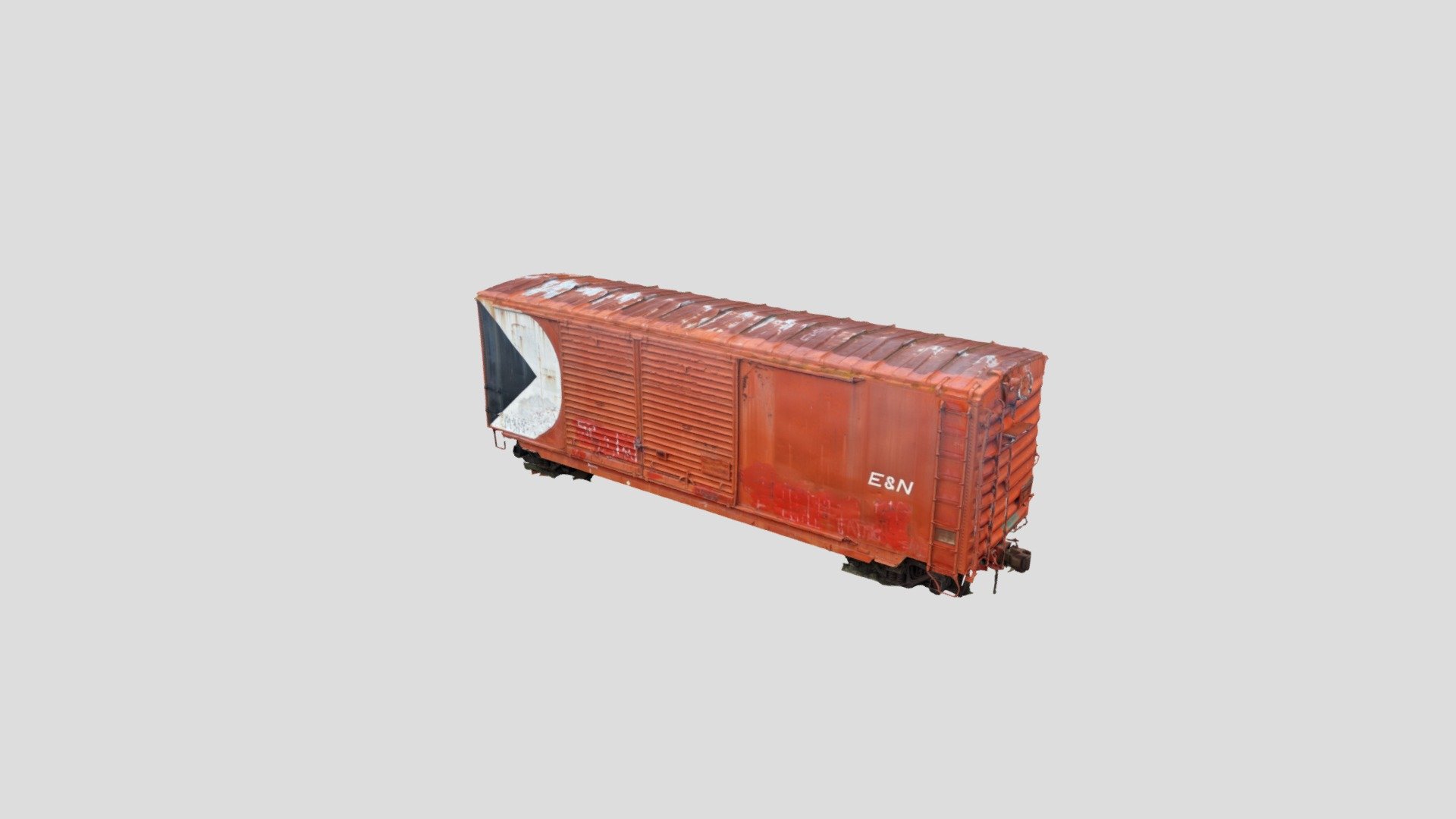 Red Rail Car - 3D model by Terrain Scan (@terrainscan) [d1853d1 ...