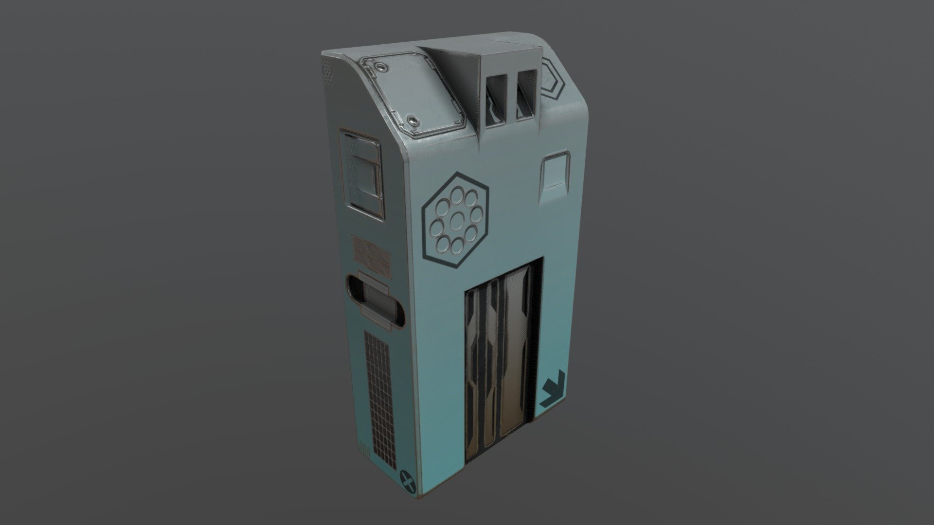 Hard Surface "Control Panel" - Download Free 3D model by EJZL [d185ec2 ...