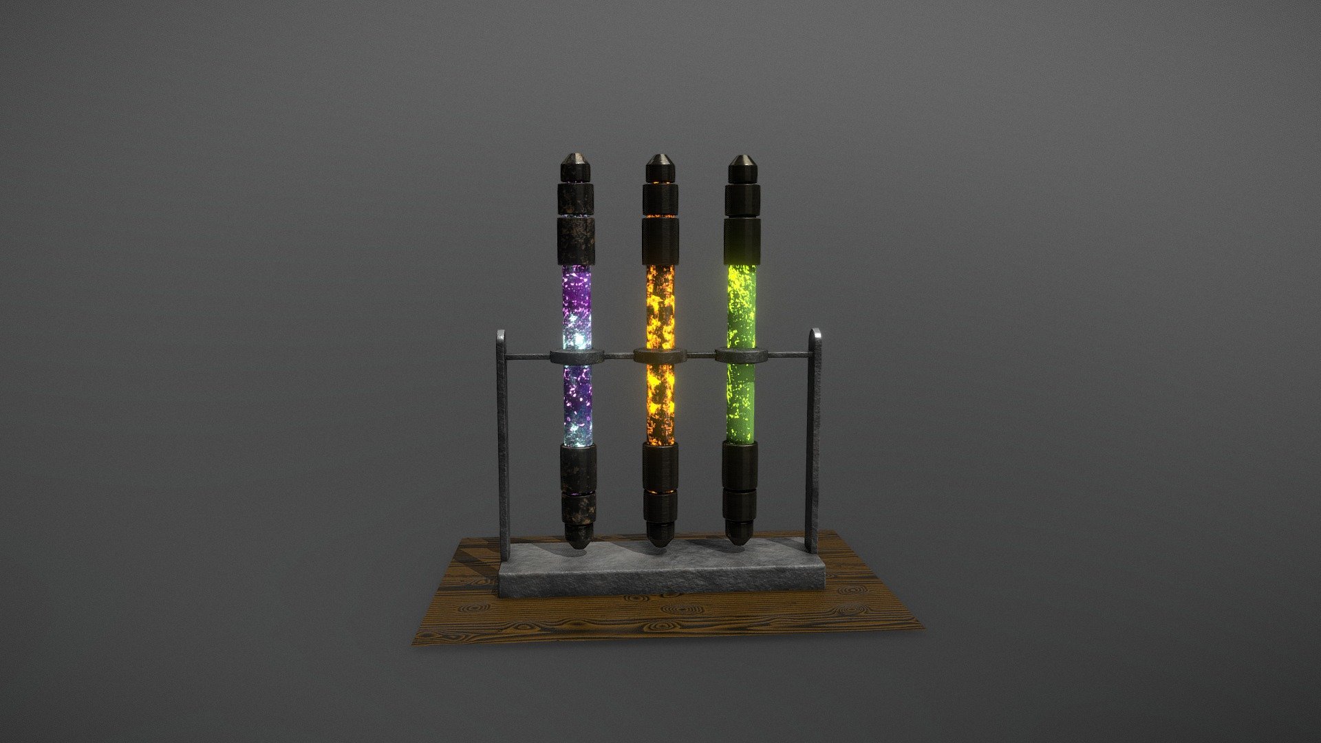set de fioles - 3D model by agnes.michaudon [d18794c] - Sketchfab