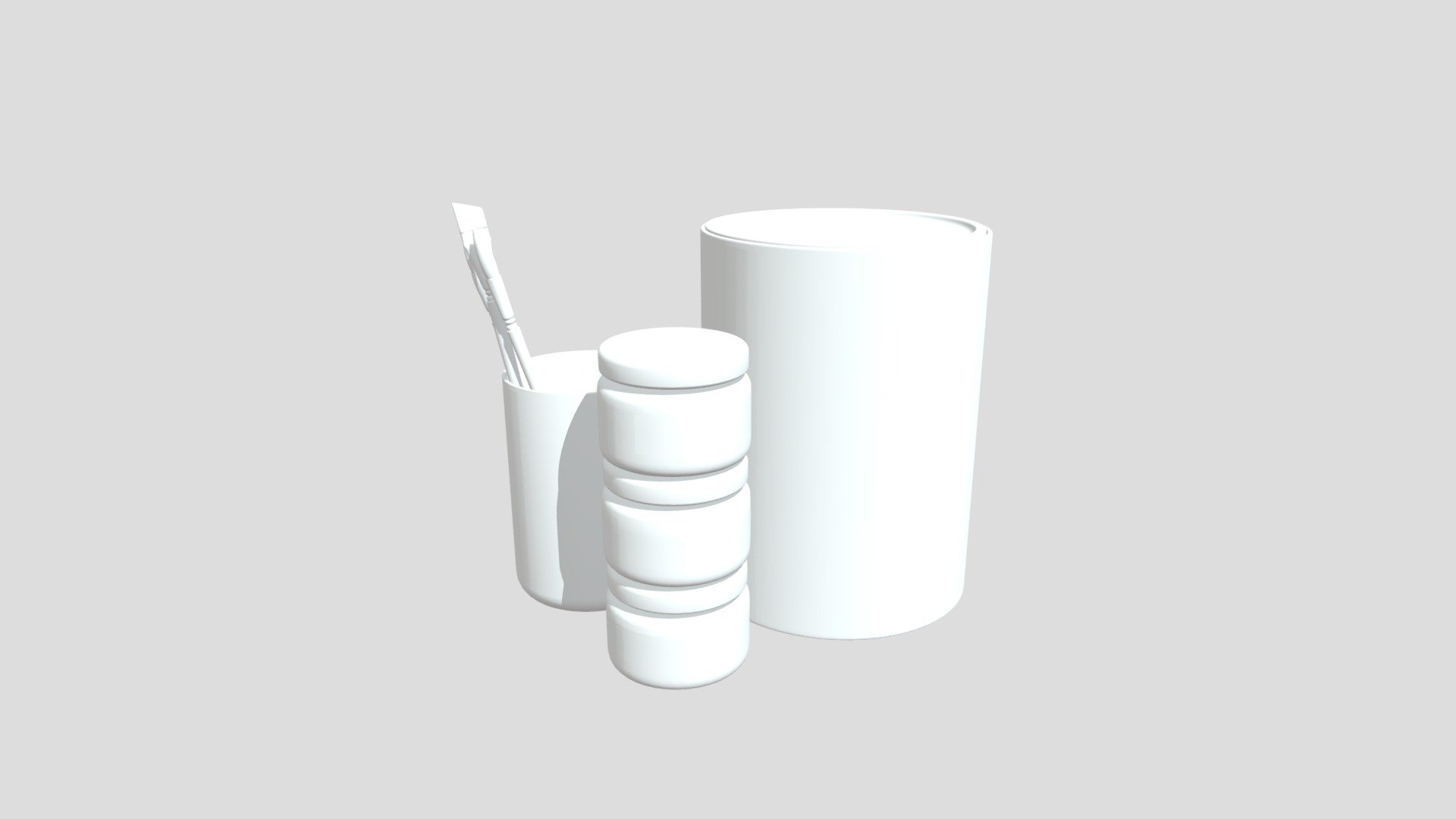 Paint Box - Download Free 3D model by spartaa [d189485] - Sketchfab