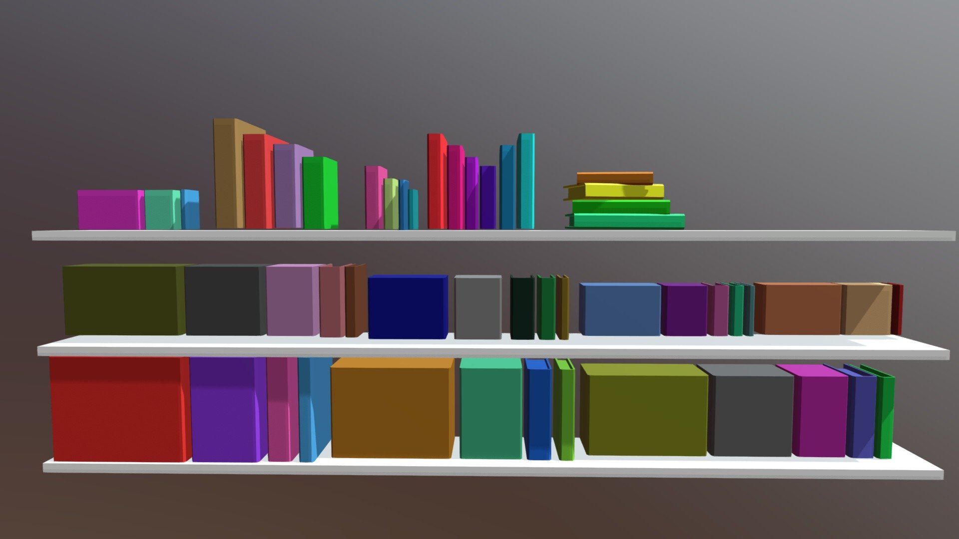 Books - Download Free 3D model by Violet-Boom & NomnomKing (@violetboom ...