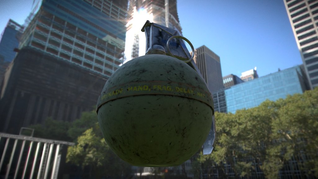M67 Grenade - v.2 - 3D model by Multipainkiller Studio ...