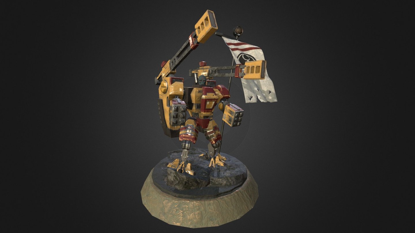 Tau Broadside Battlesuit - University 3D Project - 3D model by Alex ...