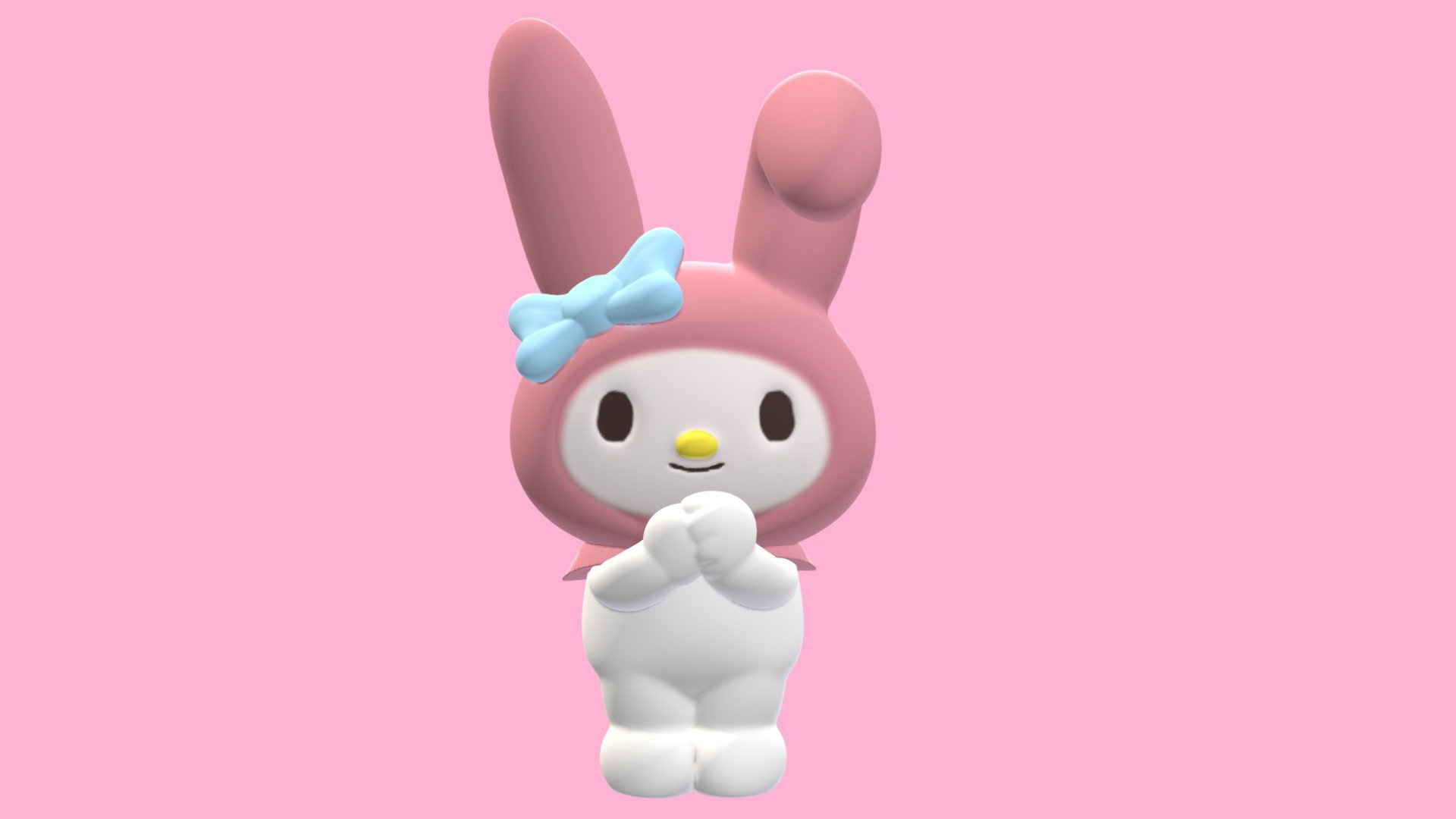 My Melody Figure 3D printable - Buy Royalty Free 3D model by 3DHArt ...