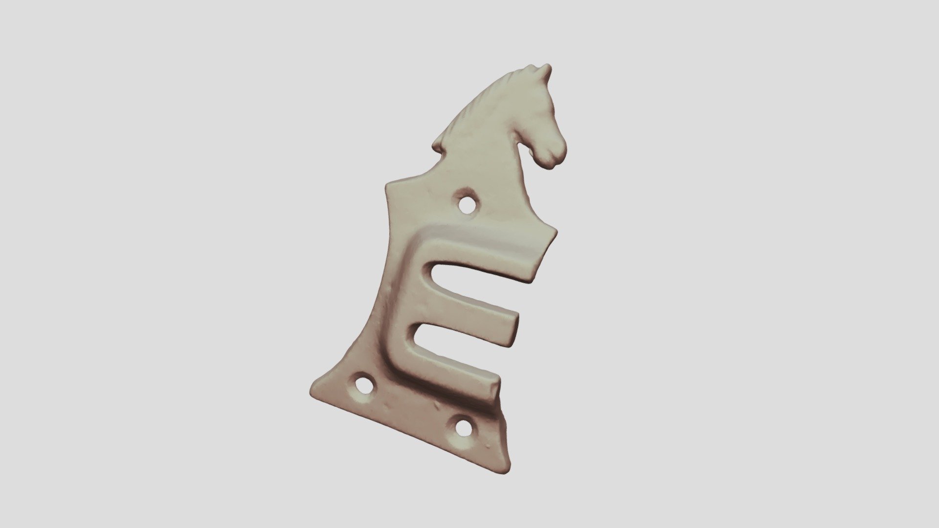 Horse Bracket - 3D model by Thoreauman [d194f36] - Sketchfab