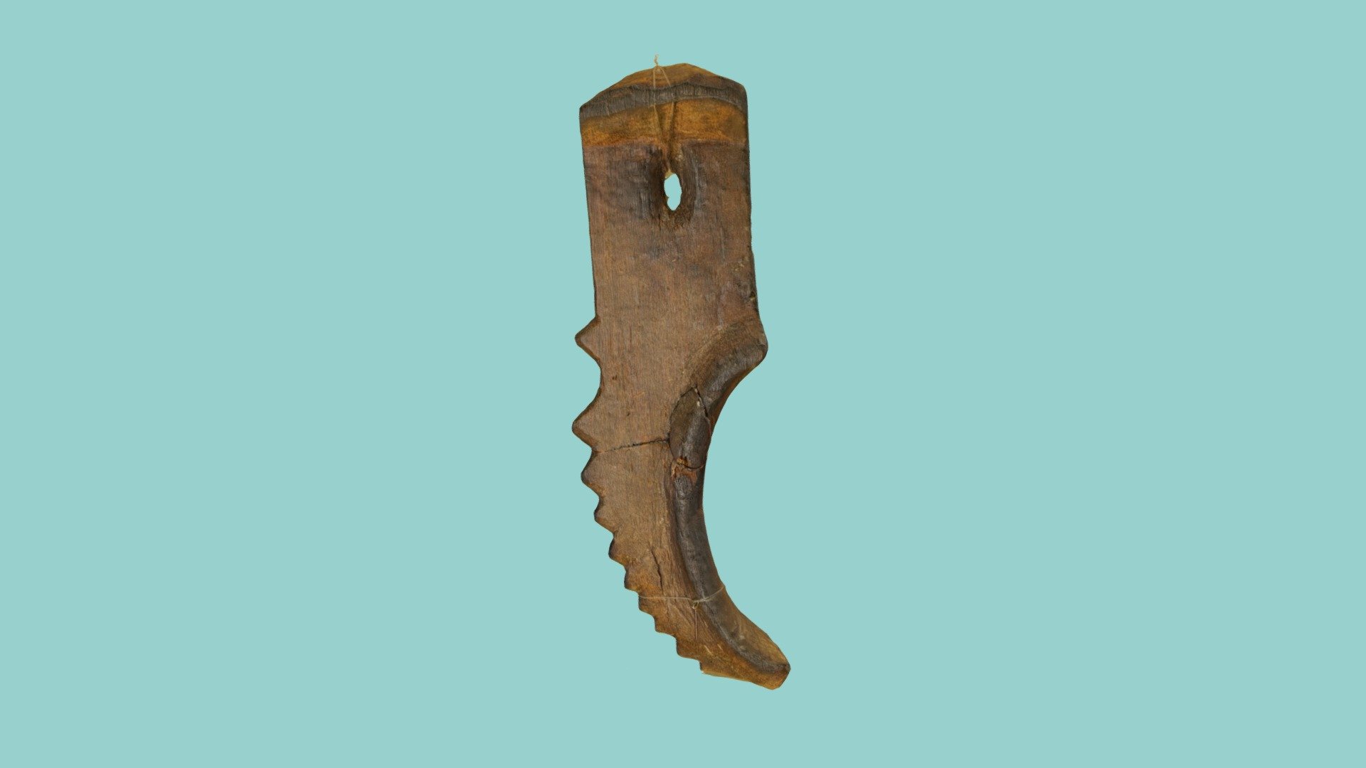 A wooden tool found in Italy (6000BC) - 3D model by Carloxsa [d196864 ...
