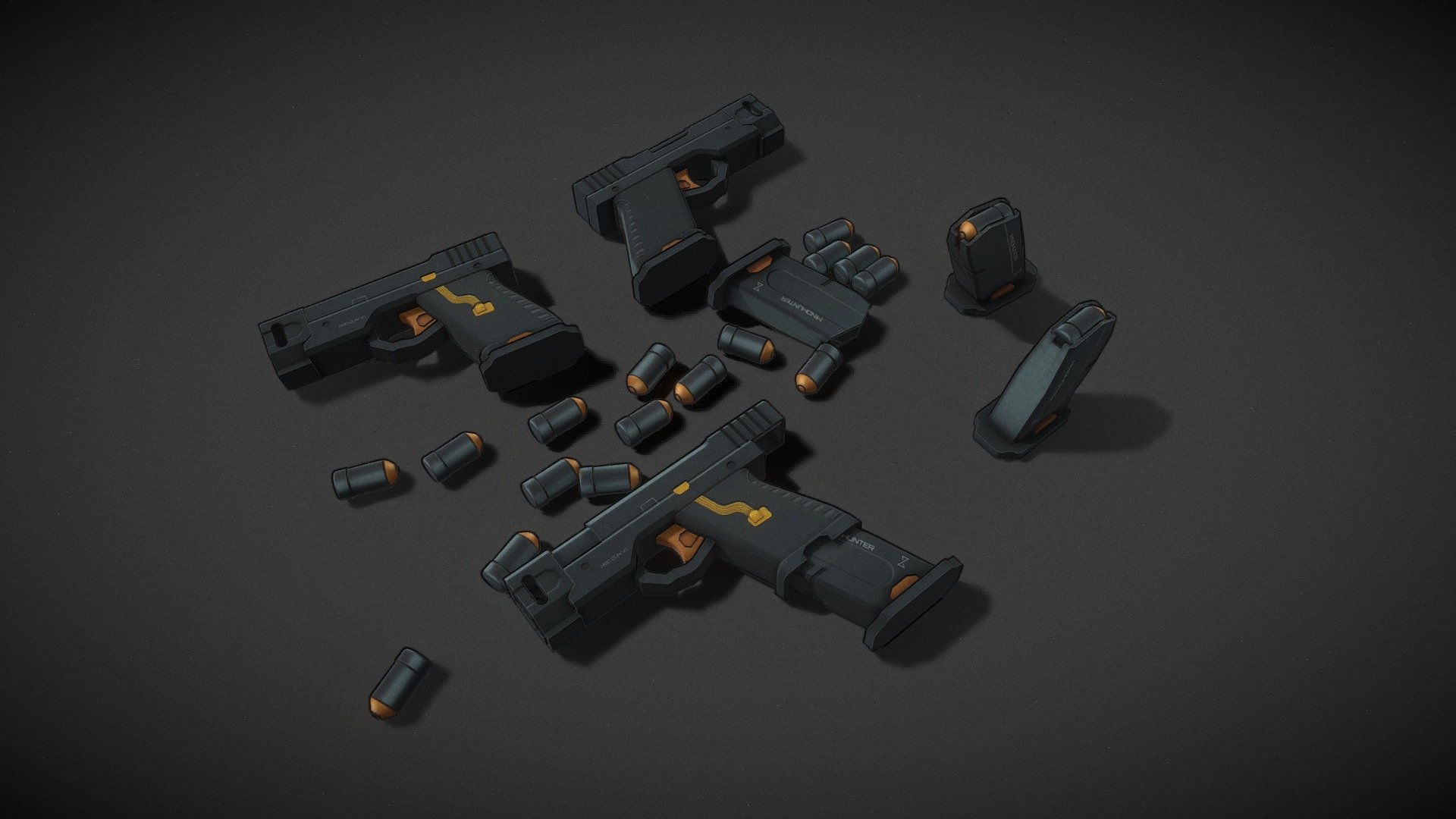 Sci-Fi Glock - 3D model by Neooguz (@oguzfaruk) [d196b4c] - Sketchfab