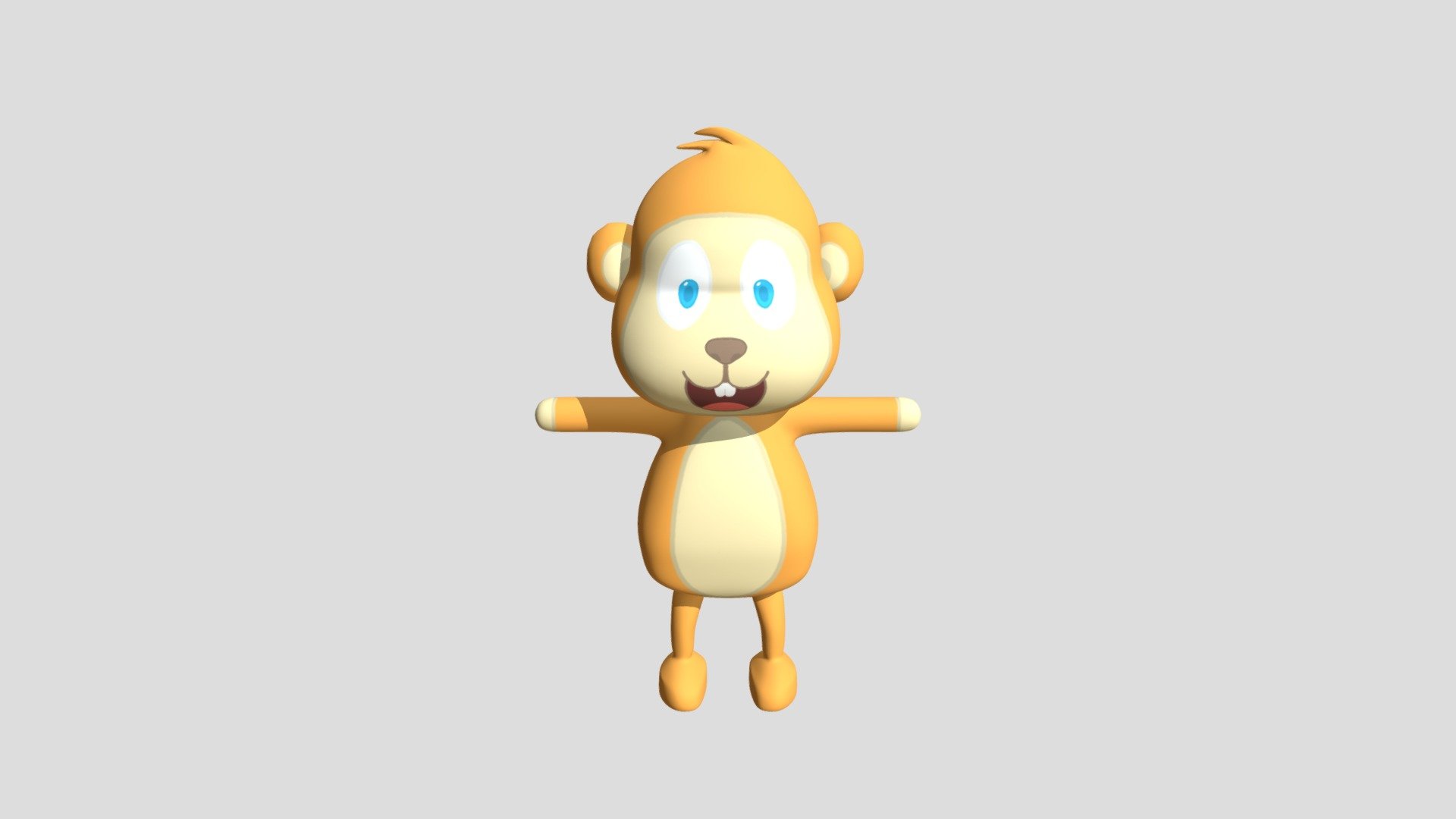 Monkey - 3D model by Esmeetjehh [d197e66] - Sketchfab