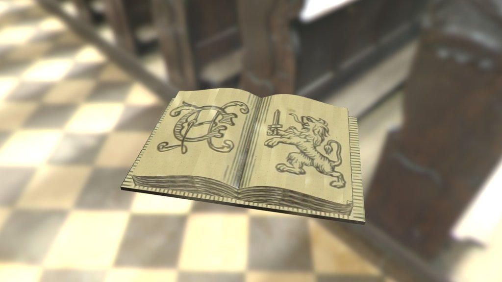 Old Low Poly Book with Texture - Download Free 3D model by dpgb feat ...
