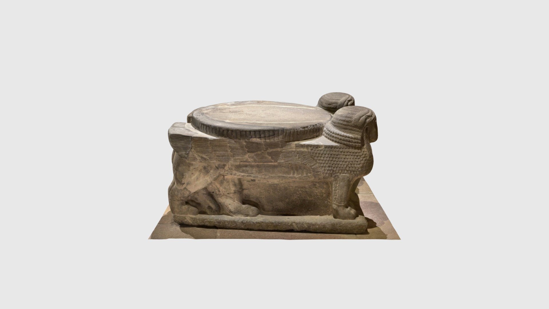 Sakcagozu statue, near Gazientep, 1200-700 BC - Download Free 3D model ...