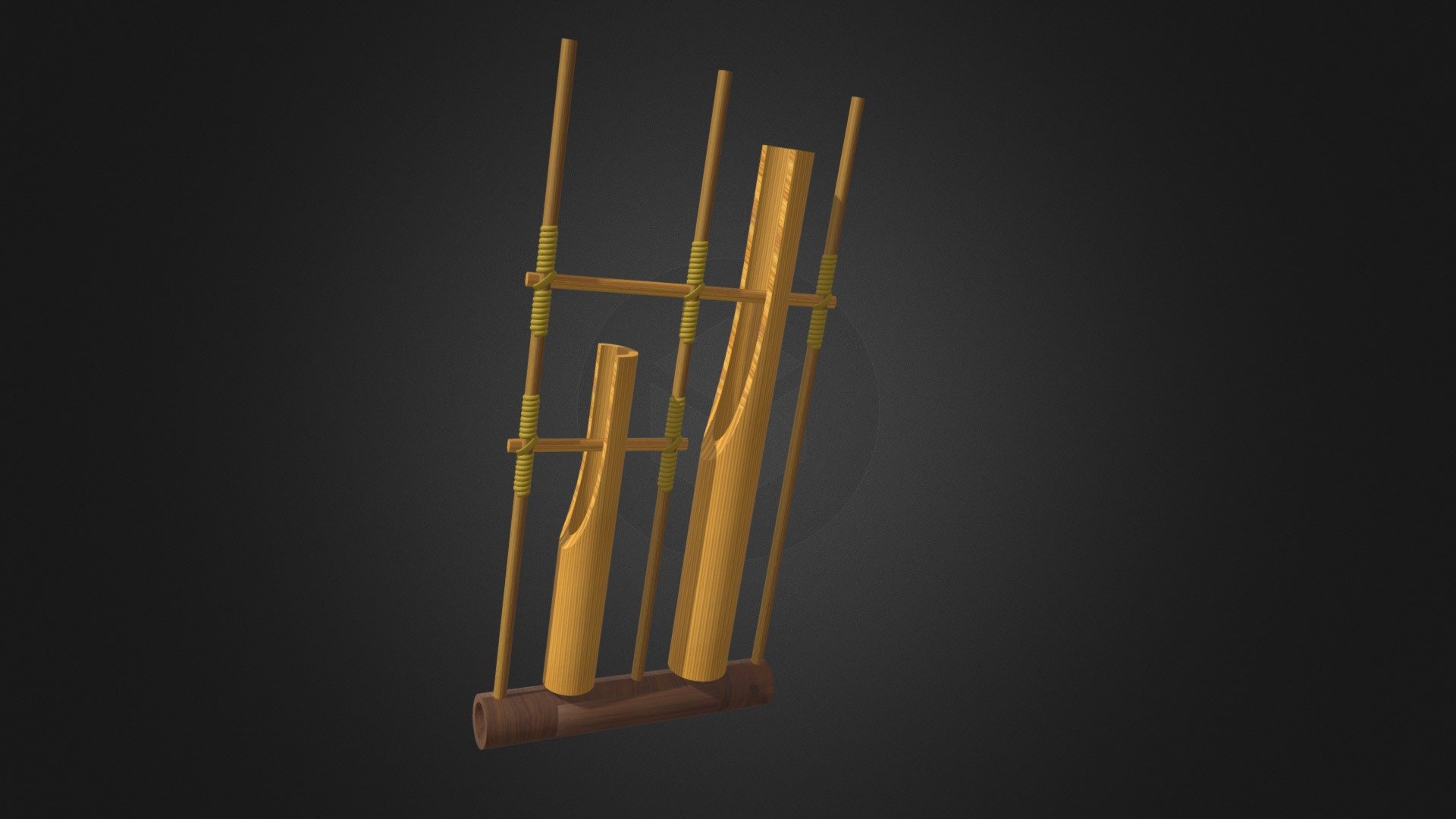 ANGKLUNG - 3D model by ganjarministudio [d19ad82] - Sketchfab