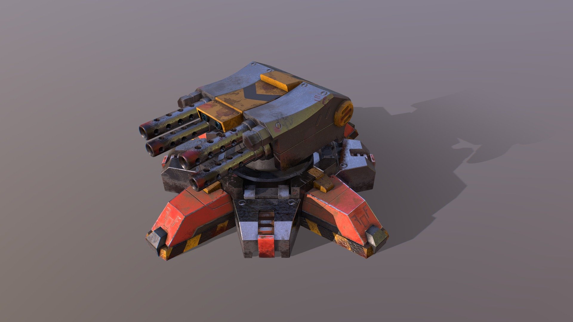 Turret - 3D model by dul.and.rock [d19c98a] - Sketchfab