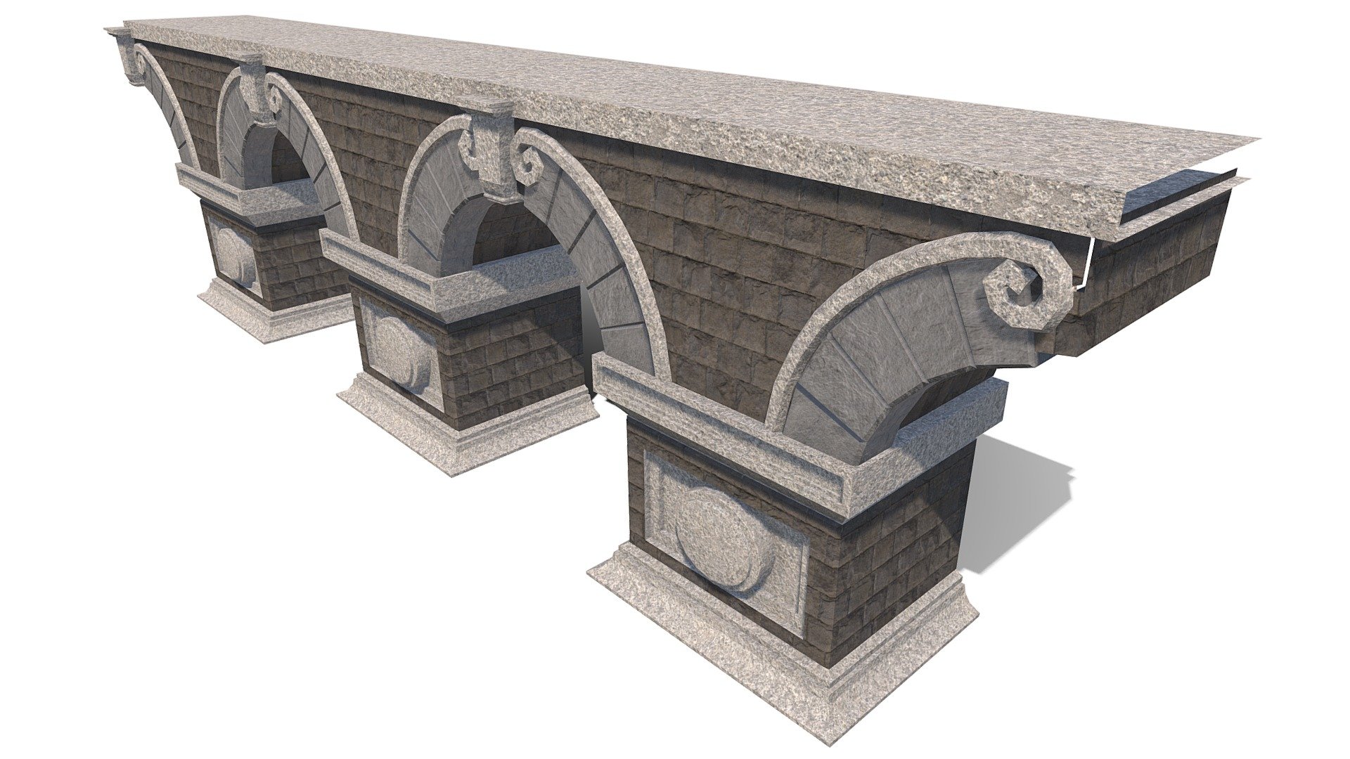 Old Stone Bridge / Footbridge - Buy Royalty Free 3D model by Studio Lab ...