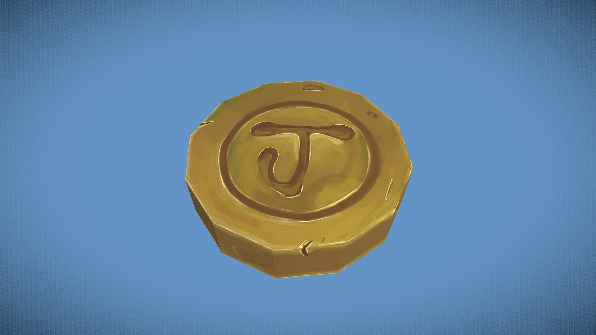 Low poly Coin - Download Free 3D model by JdR2V (@JdR2) [d19d682 ...