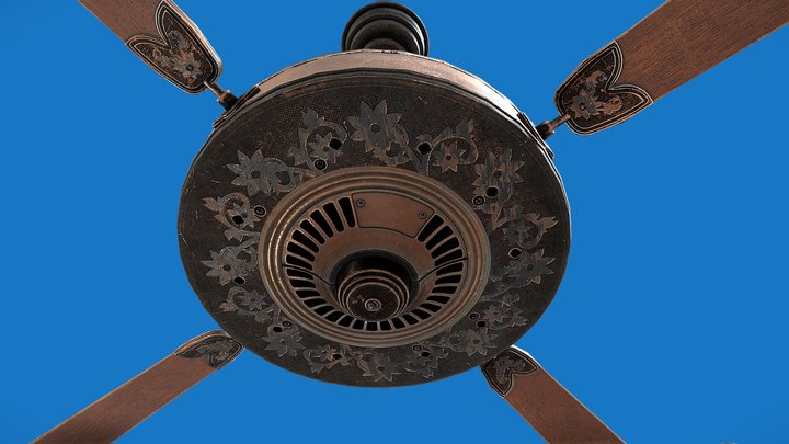 Ceiling-fan 3D models - Sketchfab