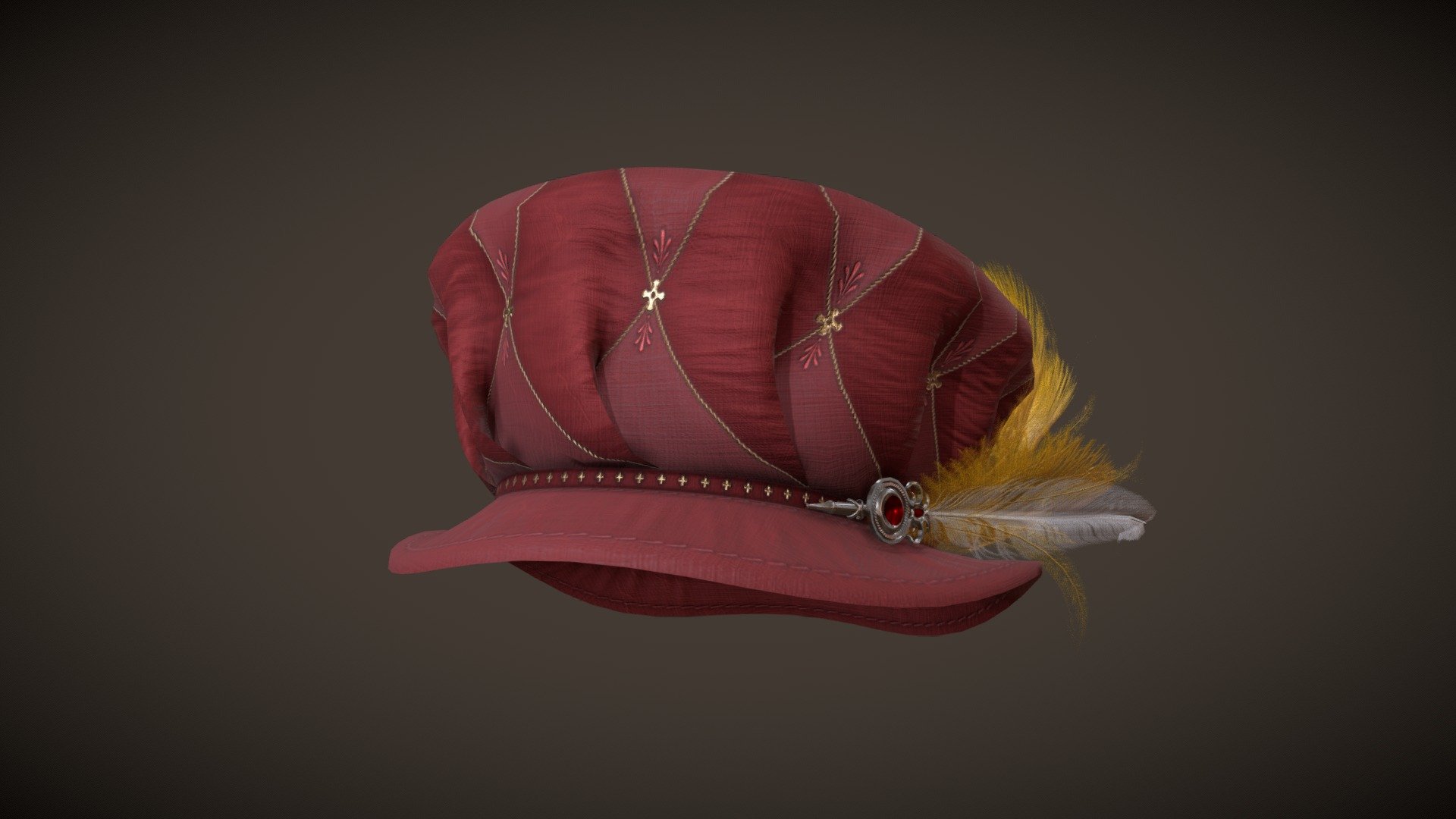 Renaissance Hat - Buy Royalty Free 3D model by RomarovArt (@RomarArt ...