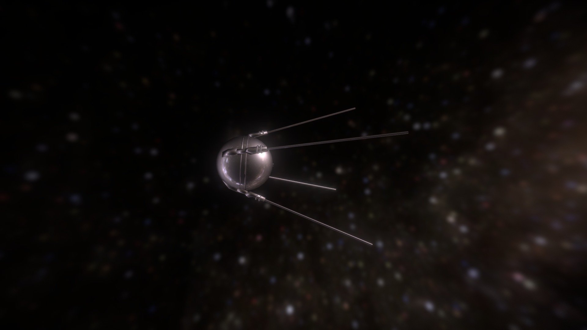 sputnik-1(satellite) - Download Free 3D model by bazylevnik0 [d1a30f3 ...