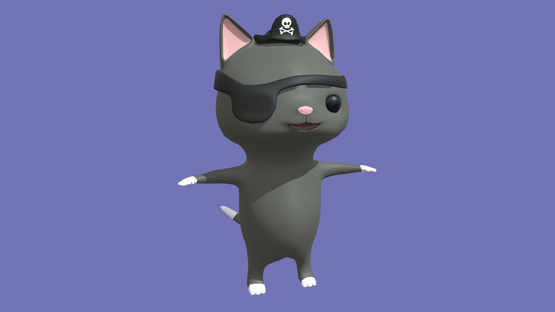 Pirate Chou (Cartoon) - 3D model by Kevin Sørensen (@kicksoren ...