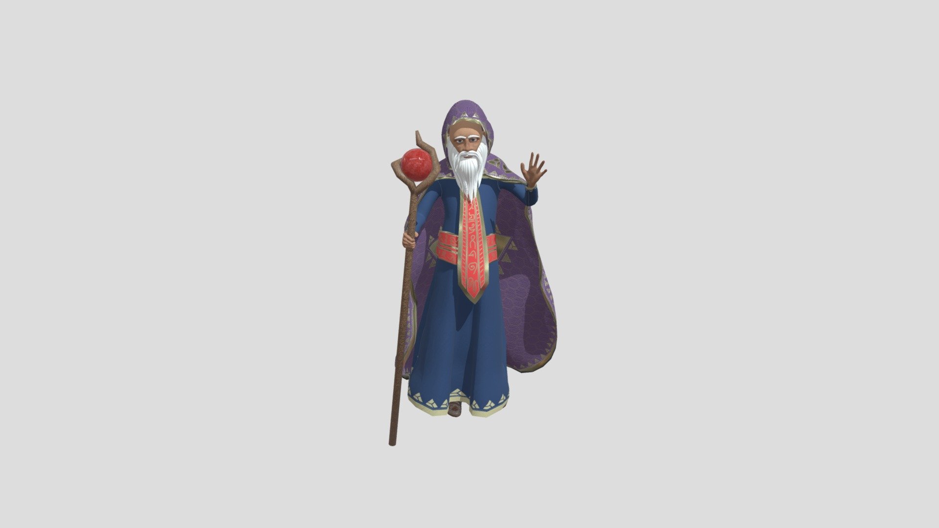 Wizard_1 - 3D model by KrystoPyre [d1a3af6] - Sketchfab
