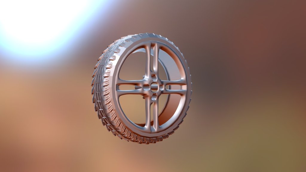 Wheel_CgCookie - 3D model by b_sabino [d1a52a8] - Sketchfab