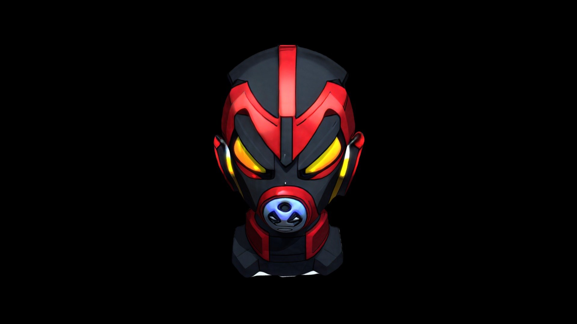 Helmet Mask Robot Cartoon 1990 - Download Free 3D model by klrxyz ...