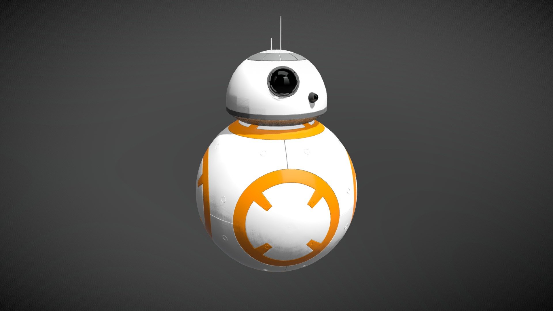 BB8 Droid (WIP) - 3D model by AlexSW [d1a895c] - Sketchfab