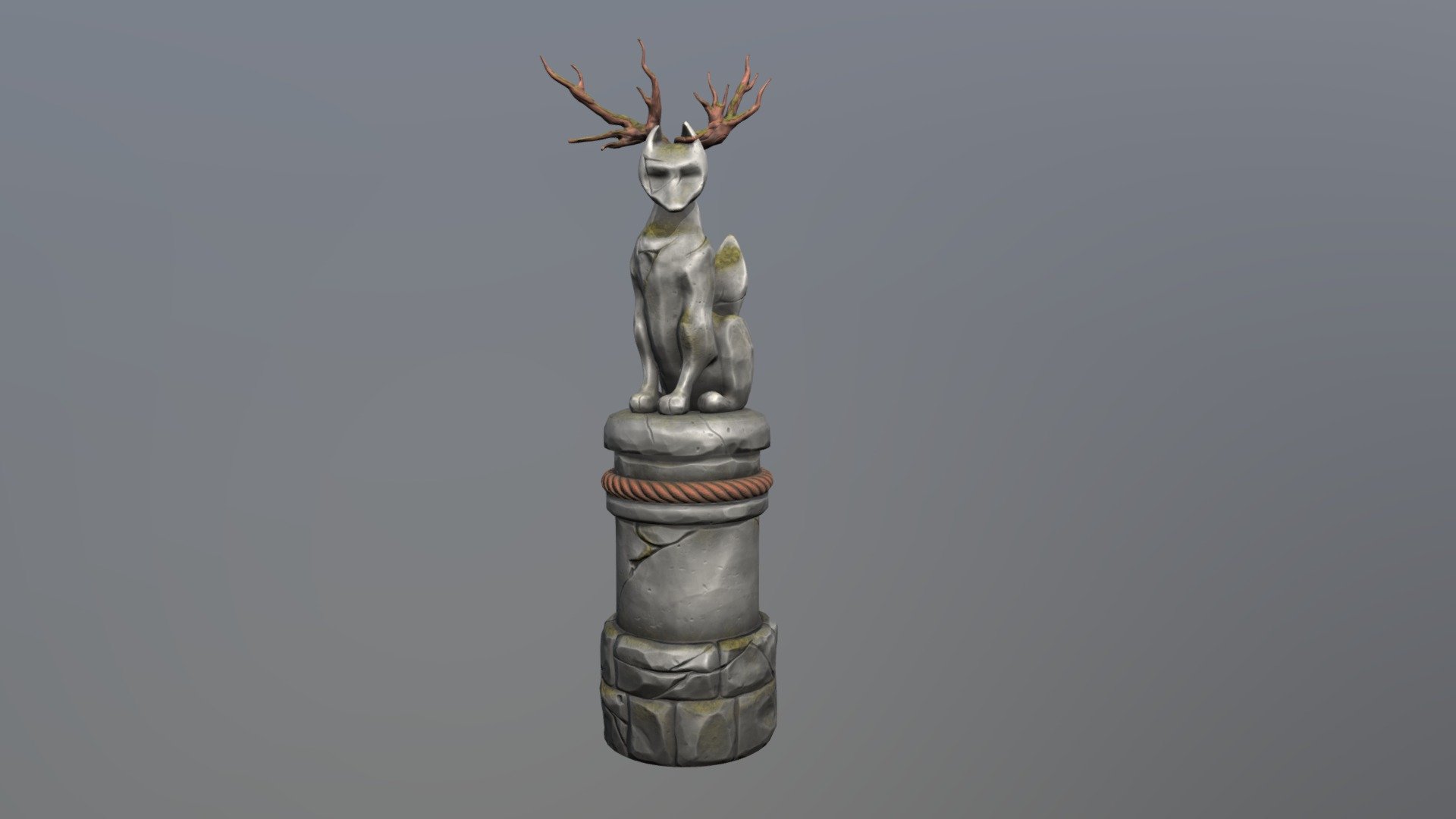 Fox stone - 3D model by pinaevpavel94 [d1a99d4] - Sketchfab
