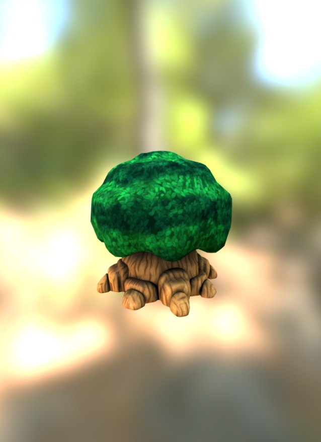 Zelda Tree - 3D model by orokro [d1aa08b] - Sketchfab