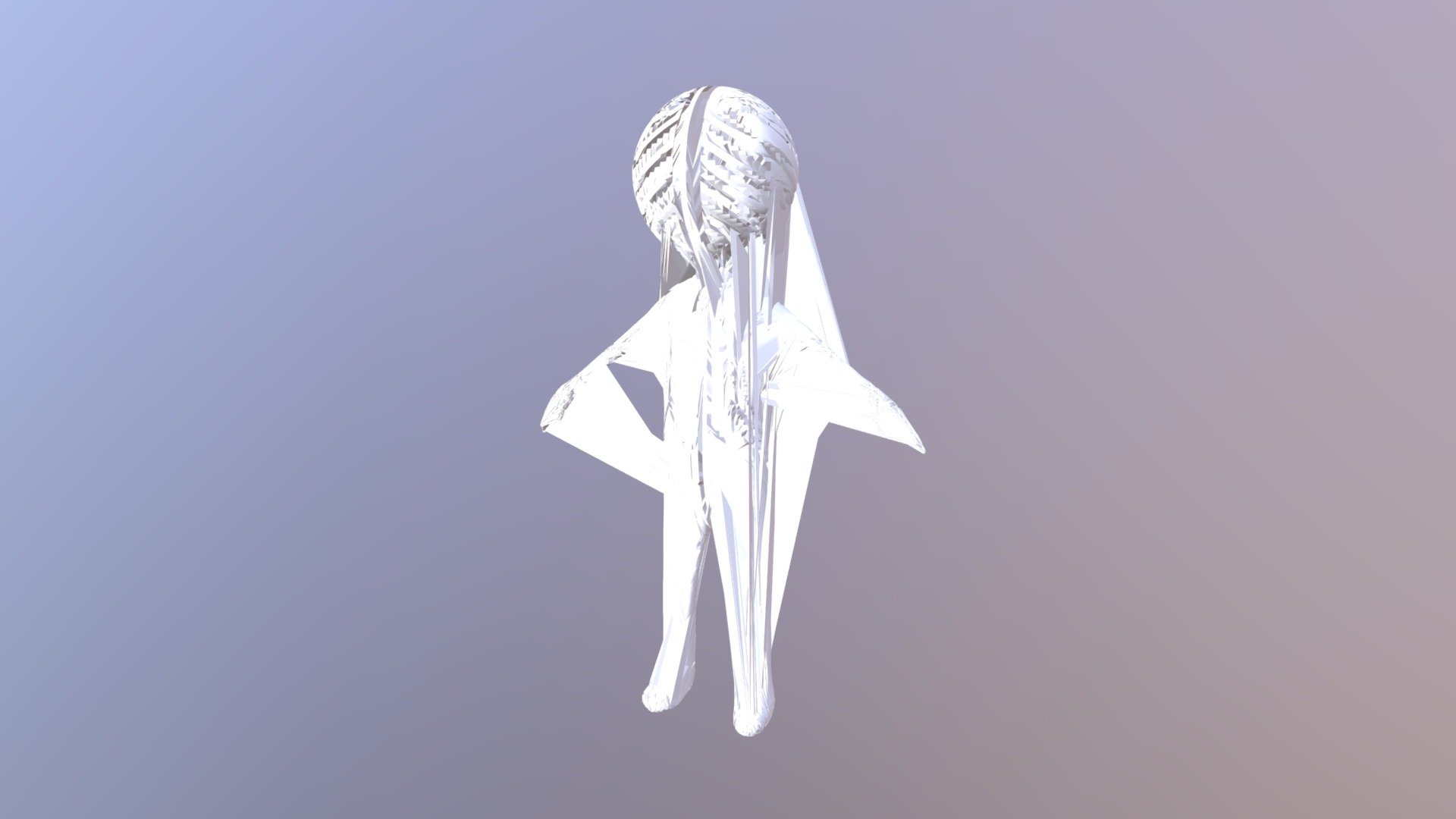 Stickman Glitched - 3D model by avielhod [d1abb17] - Sketchfab