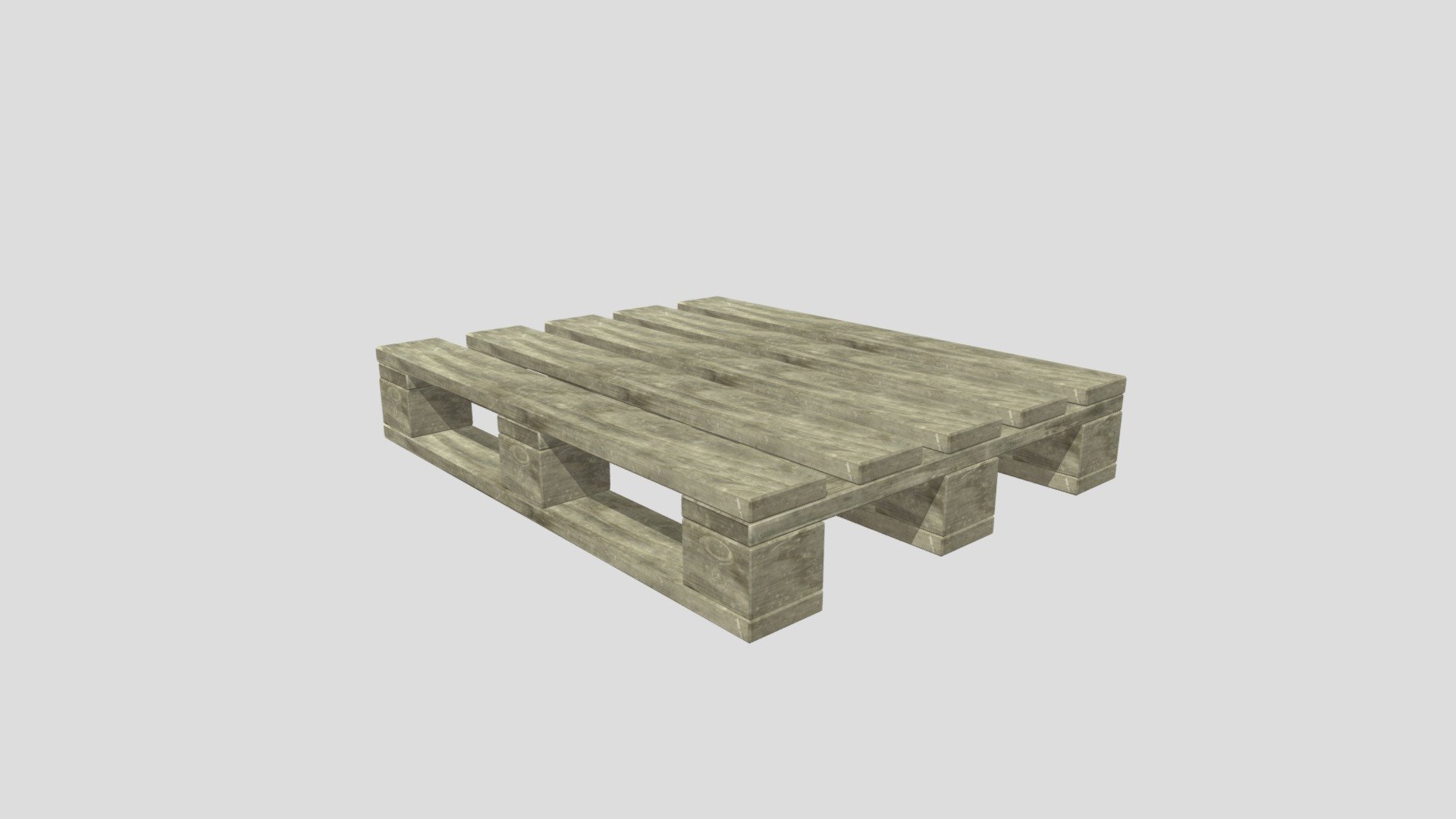 Wooden Pallet - 3D model by RavenRohne [d1acdbc] - Sketchfab