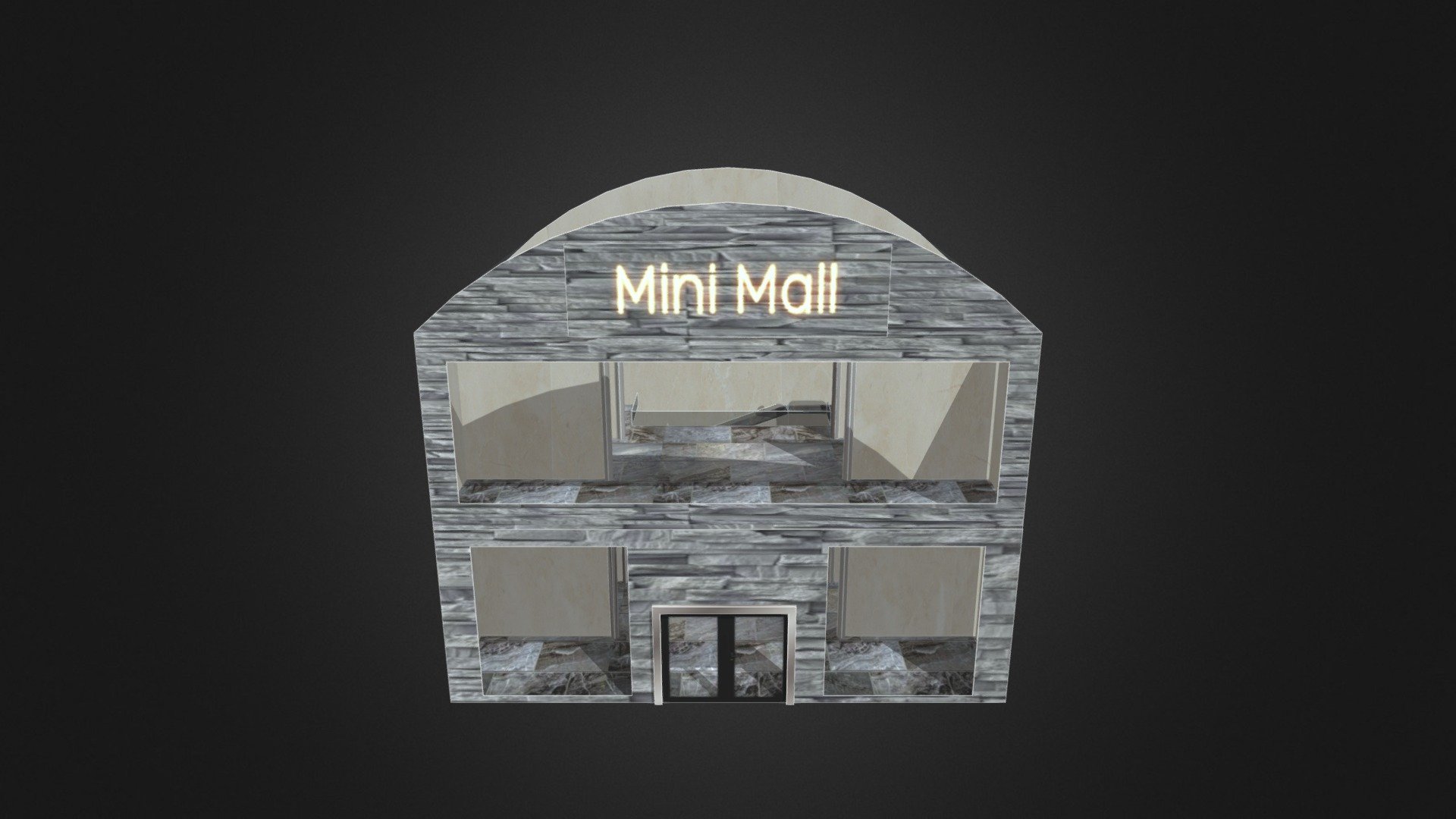 A Very Basic Mini Mall - Download Free 3D model by shirlanne [d1ad5ff ...