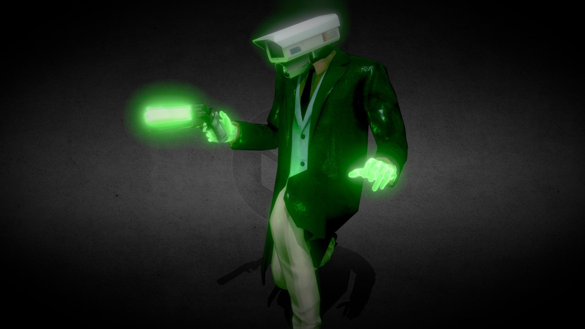 green energy lucky cameraman (DaFuq!?Boom!) - Download Free 3D model by ...