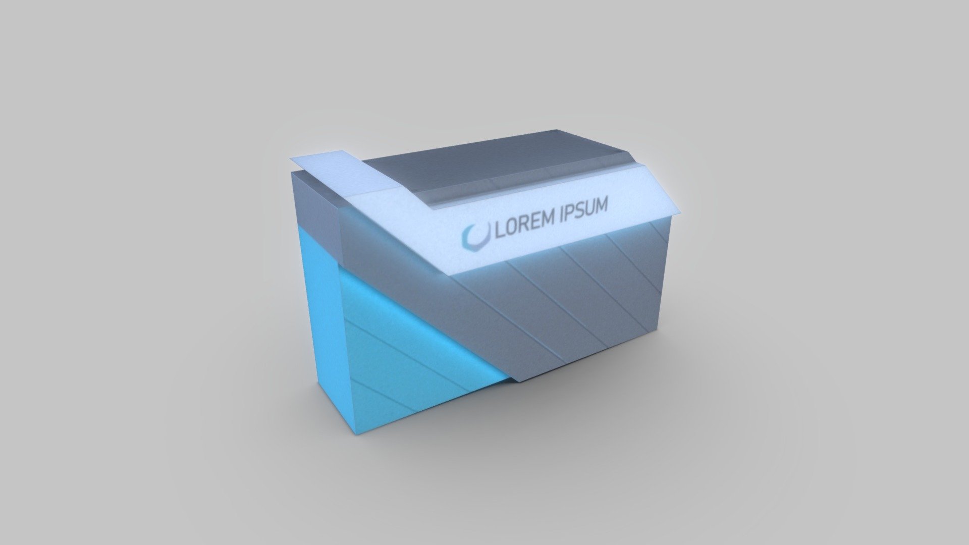 INFO Counter 004 - Buy Royalty Free 3D model by fasih.lisan [d1aef4e ...