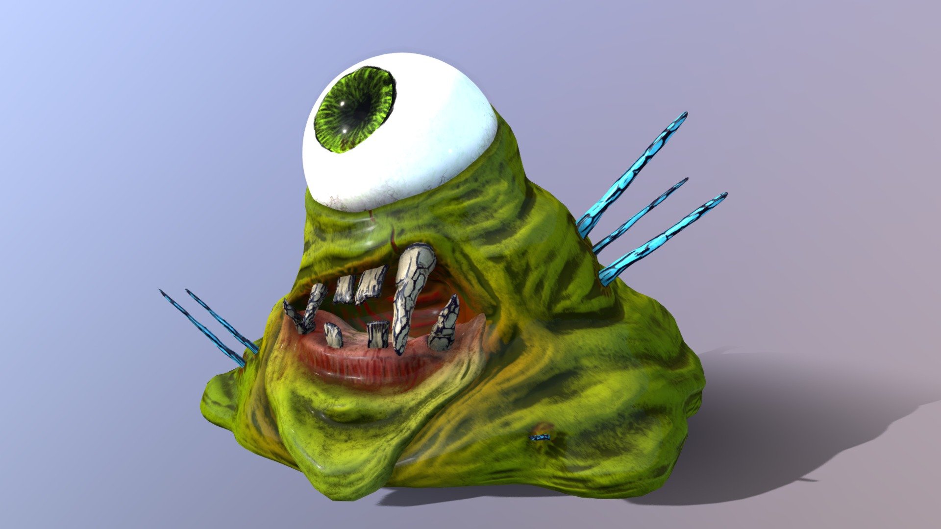 Slime crystal monster - Buy Royalty Free 3D model by ulenspy [d1af95e ...