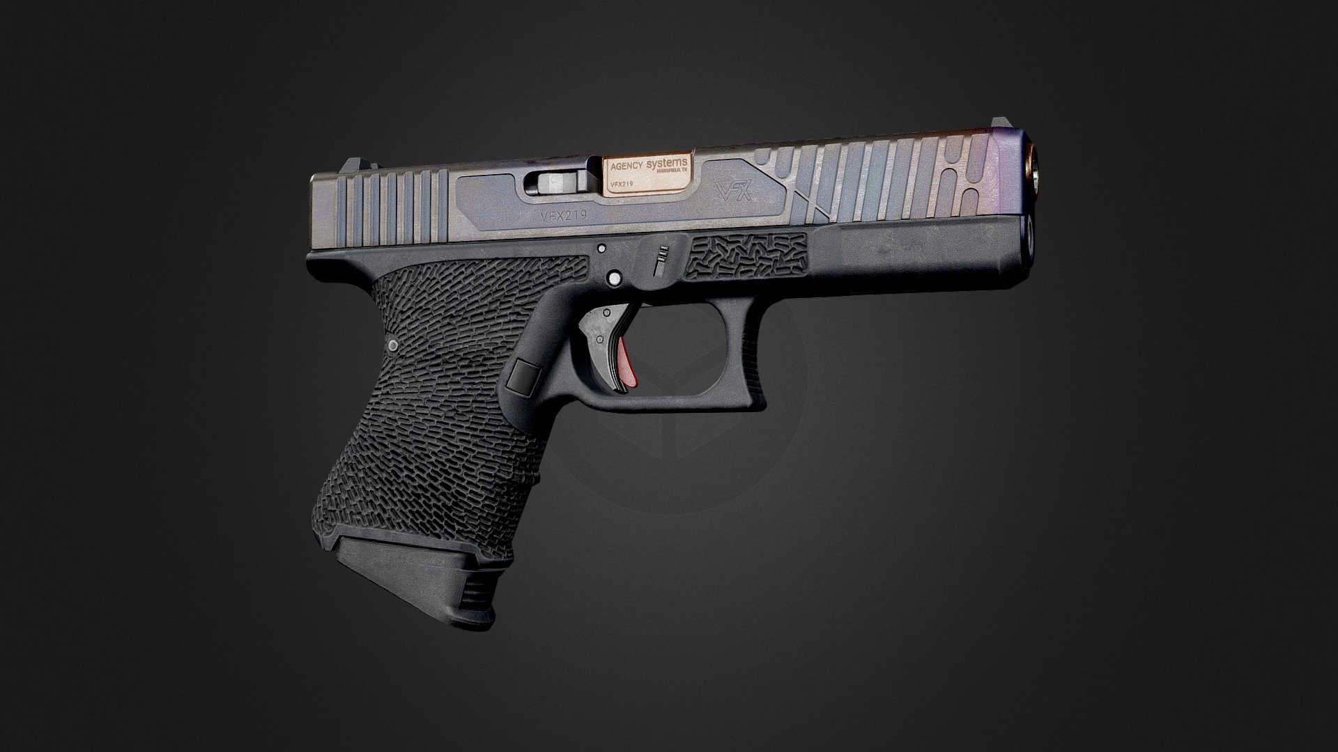 Counter Strike 2 Skin Preview | G18 Agency - 3D model by VertFX [d1b0e99] - Sketchfab