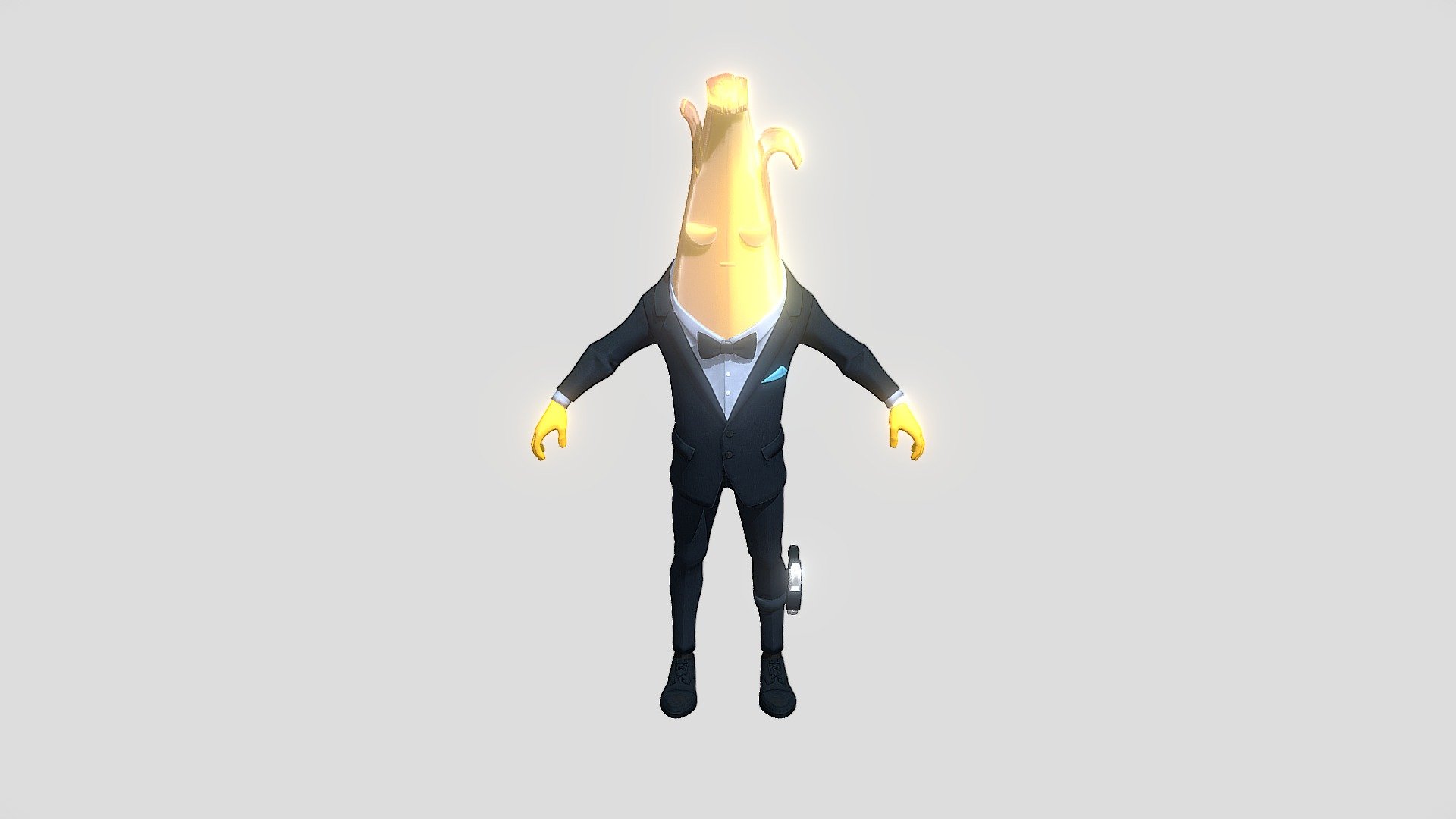 Agent_Peely_Fortnite_Skin - 3D model by xpbank999 [d1b128e] - Sketchfab