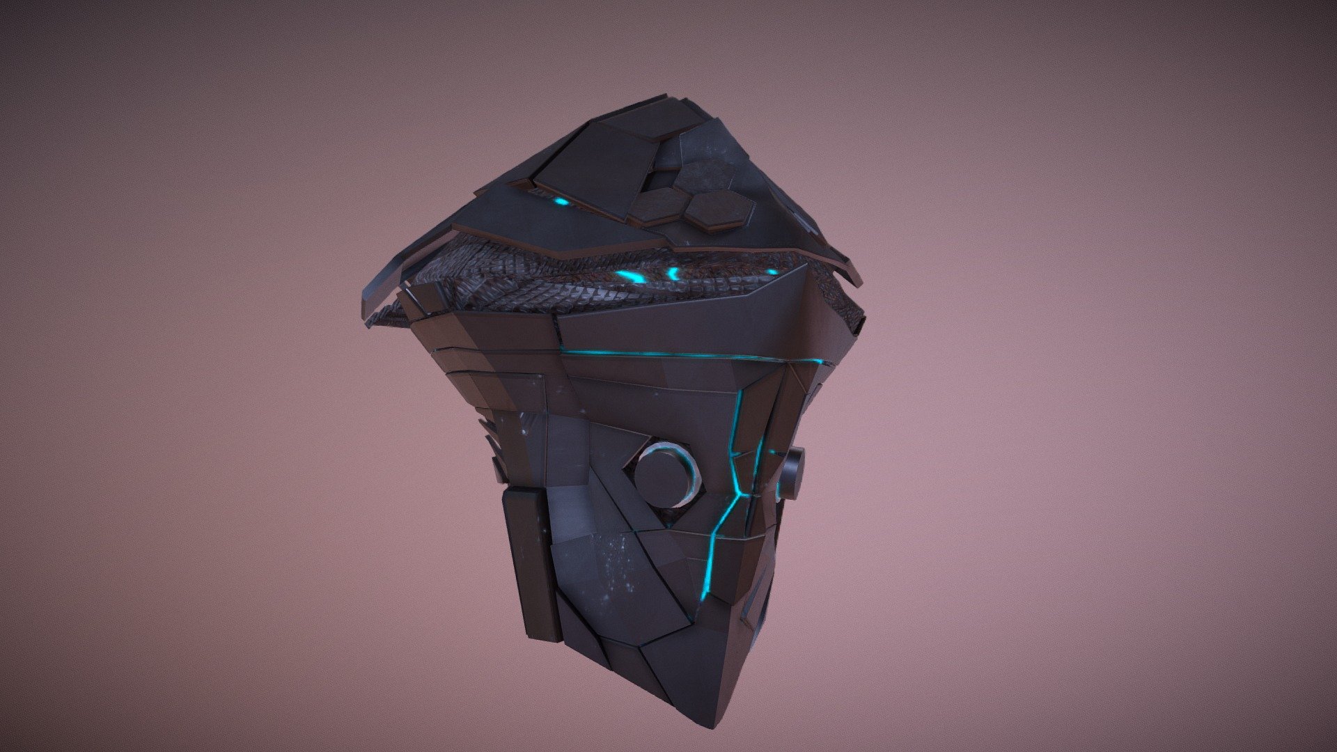 Futuristic Helmet - Download Free 3D model by Liam.Bailey [d1b4b20 ...
