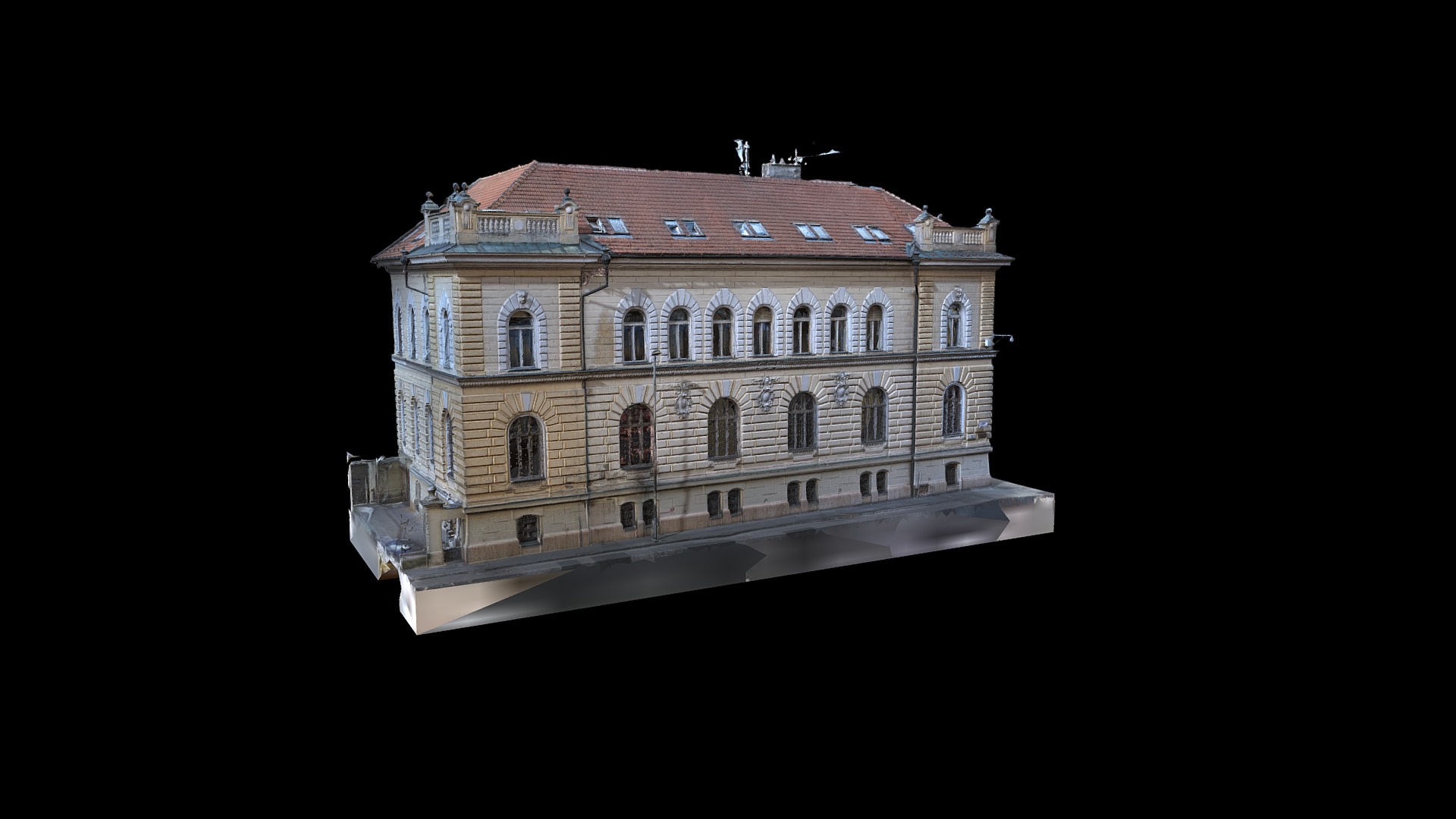 bývalá Rakúsko-uhorská banka, Nitra (textured) - 3D model by Martin ...