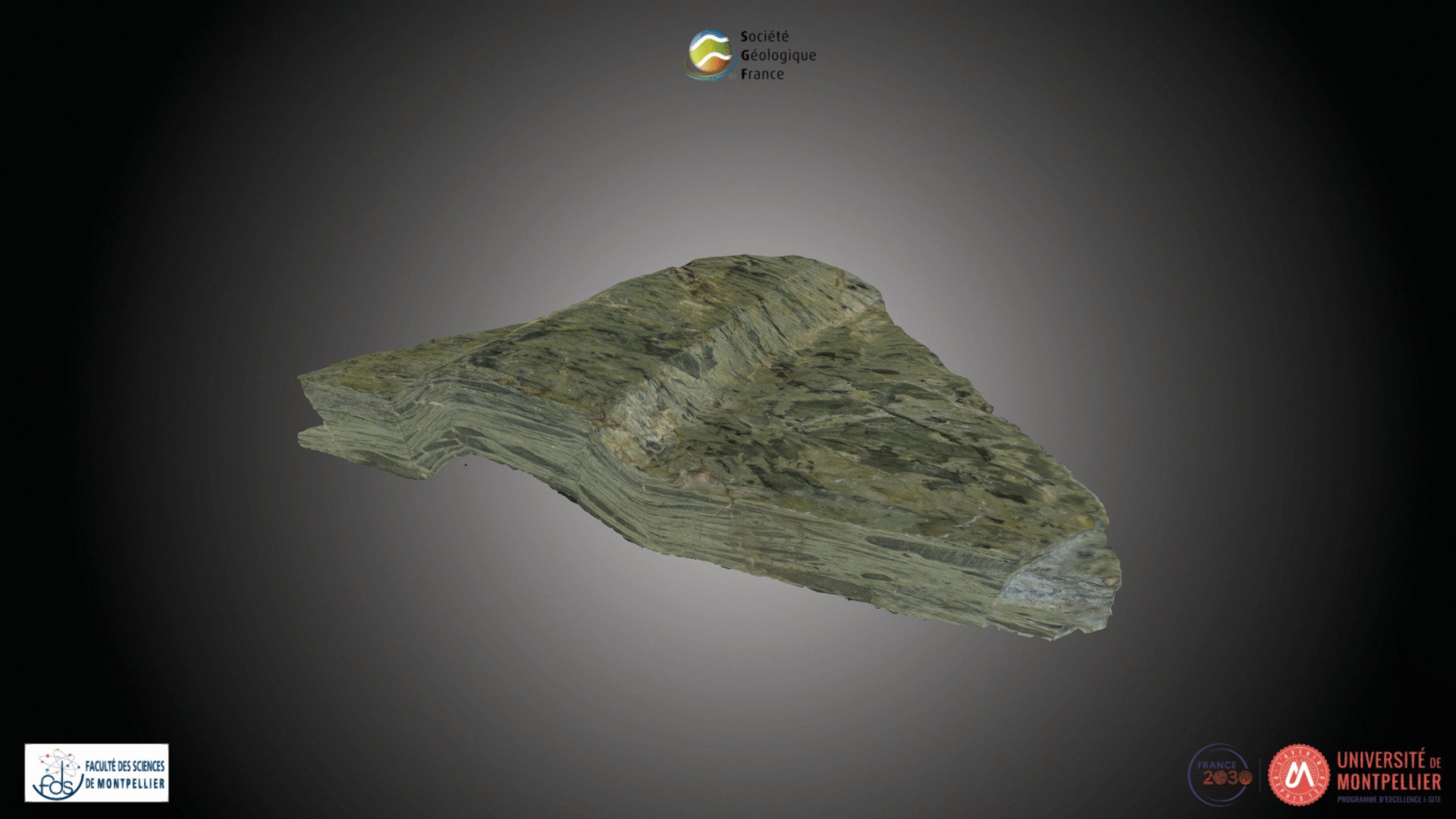 Roche - Schiste à chlorite - Download Free 3D model by Société ...